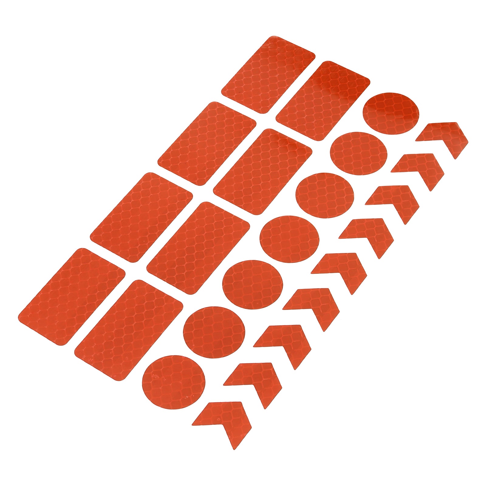 24pcs Orange Reflective Stickers Tape Waterproof Decals for Car ...