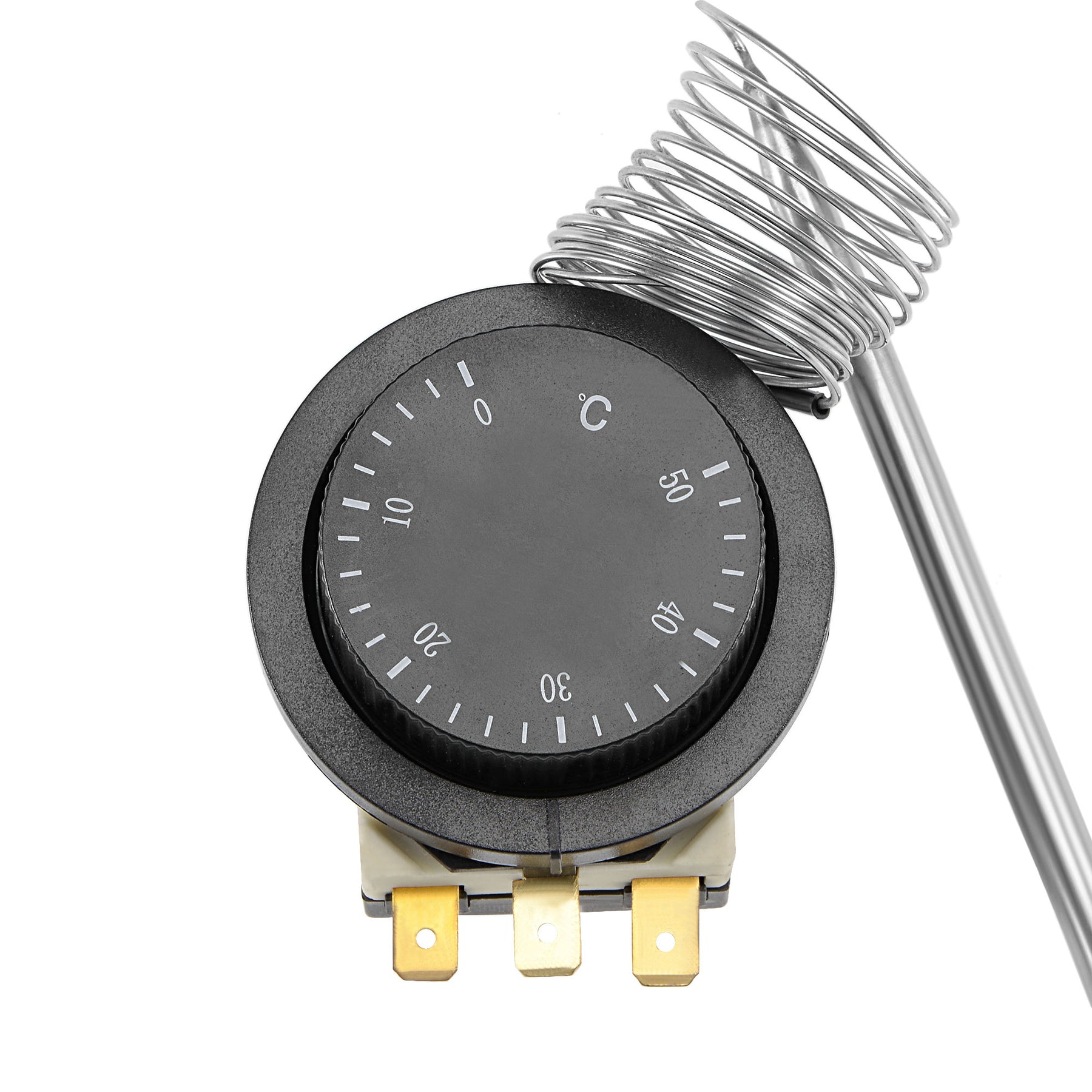 Uxcell 1NO 1NC 250/380V 16(2)A 0-50C Temperature Control Switch ...