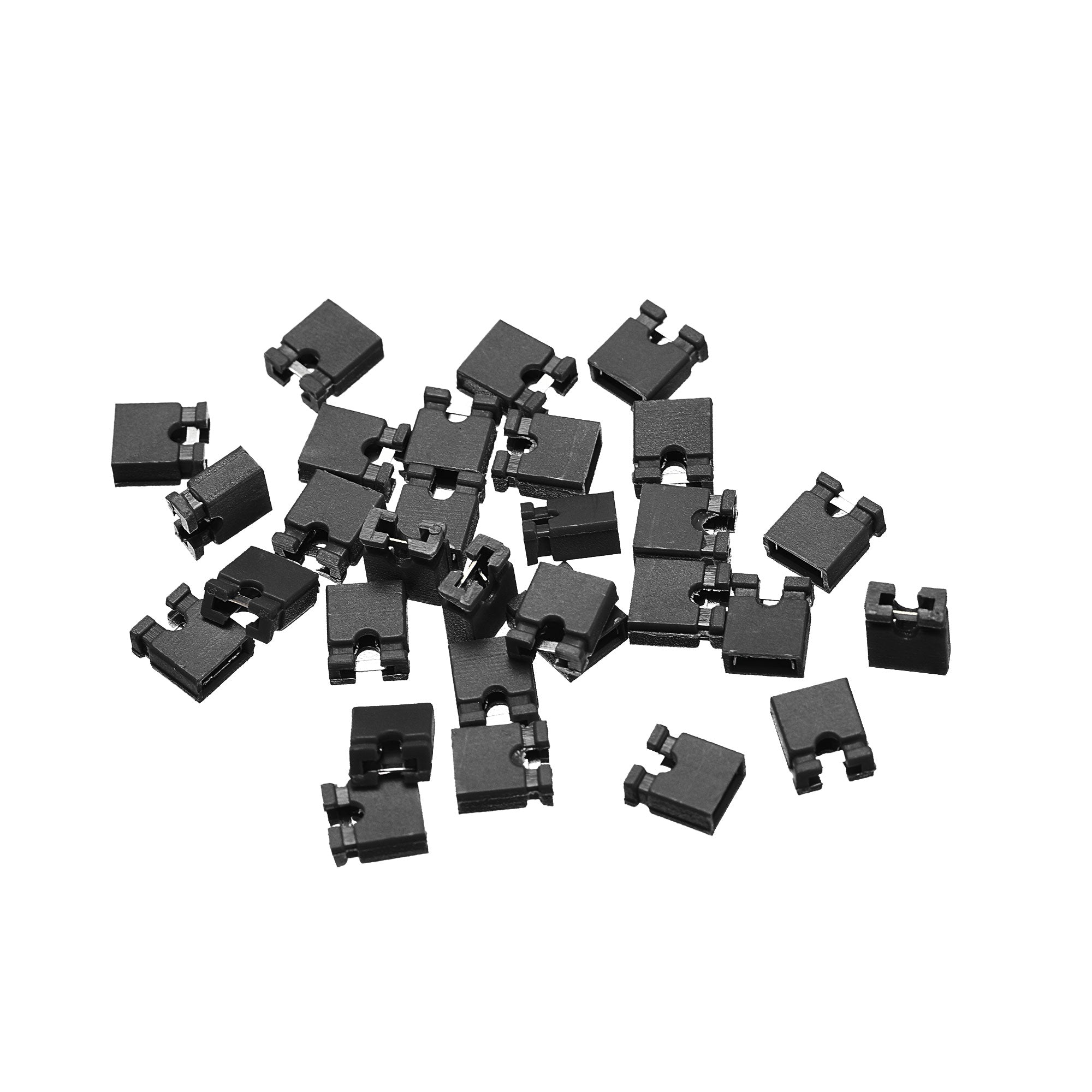 Uxcell 30pcs 2.54mm Pin Header Jumper Cap Short Circuit Connection Cap ...