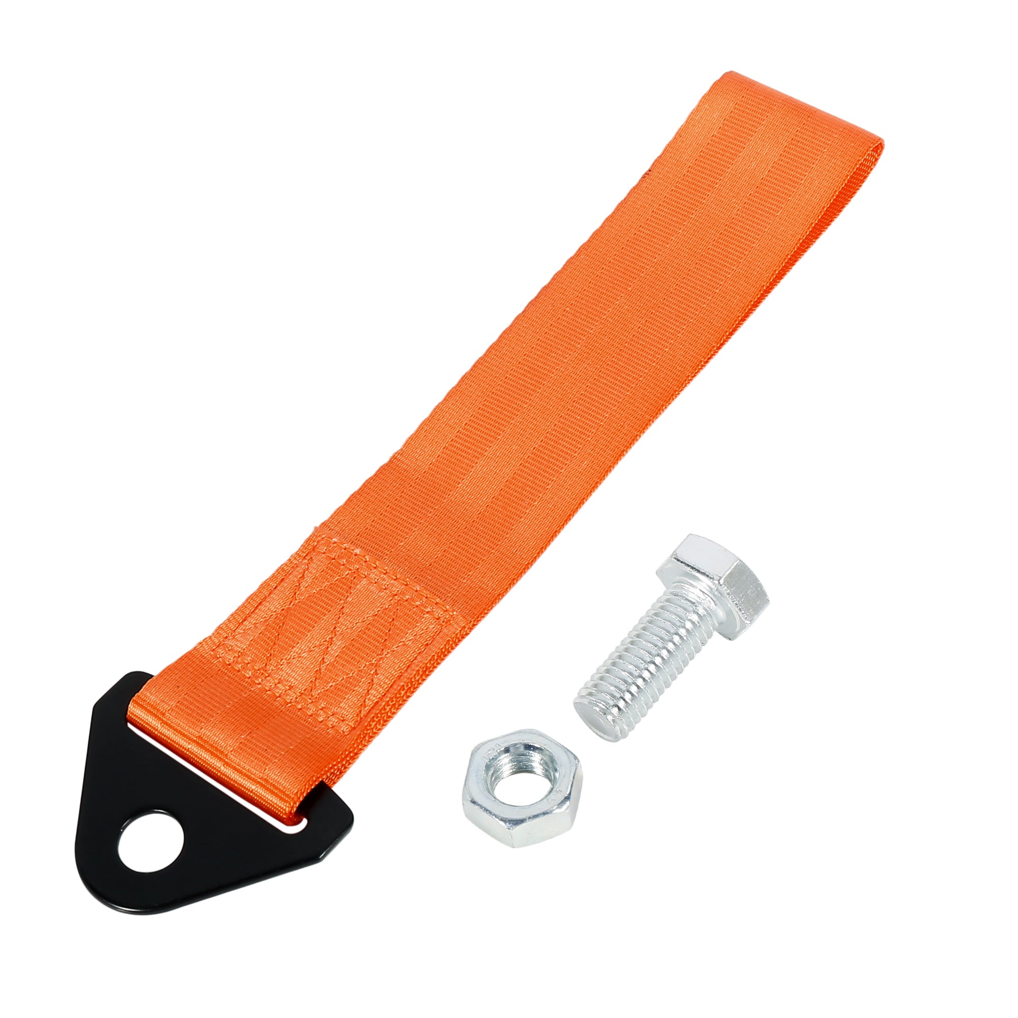 Orange Universal Car Tow Towing Hook Bumper Trailer Belt Strap | Harfington