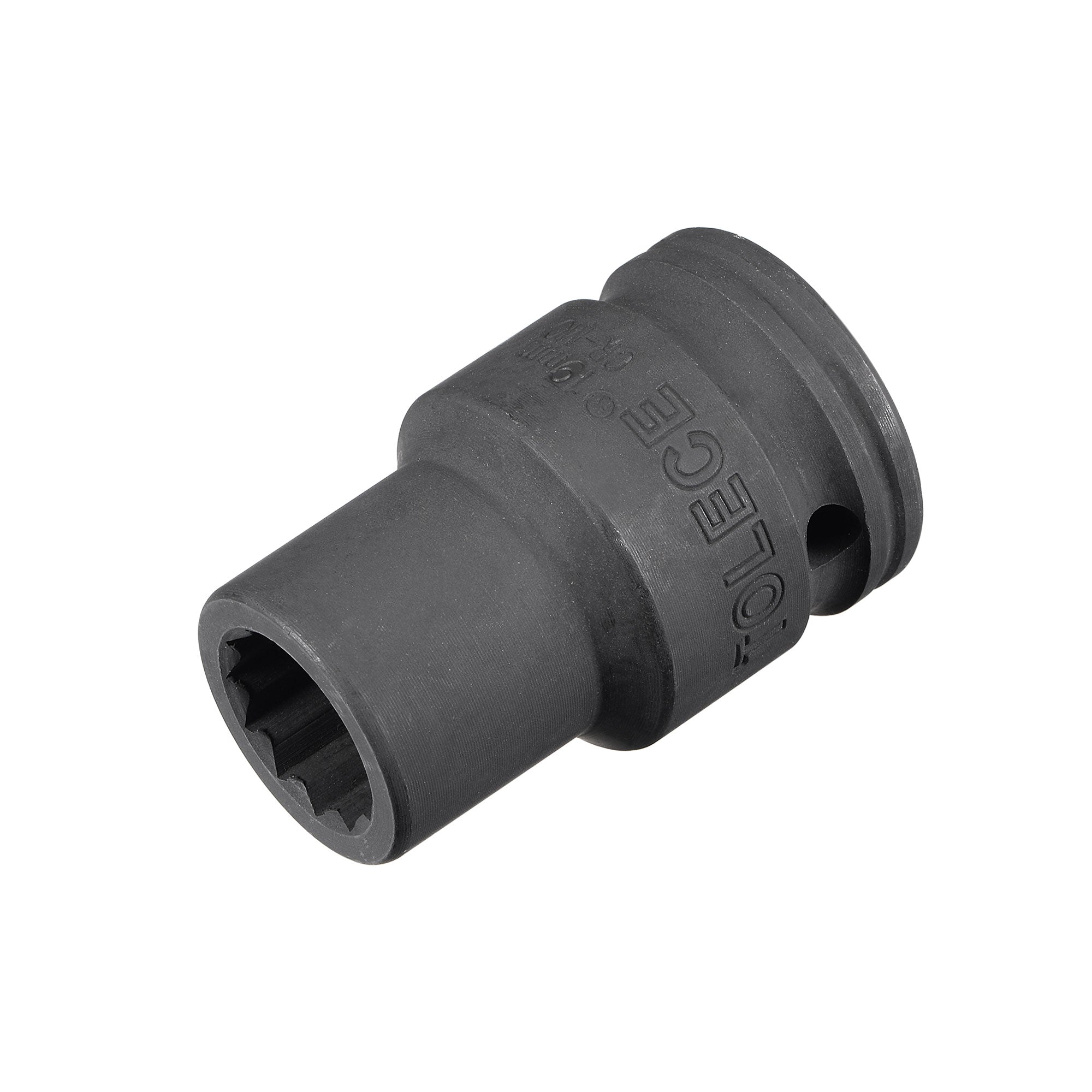 Uxcell 3/4" Drive 19mm 12-Point Impact Socket, CR-MO Steel 56mm Length ...