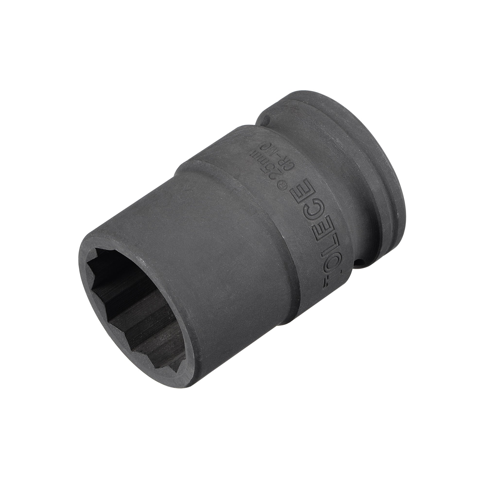 Uxcell 3/4" Drive 25mm 12-Point Impact Socket, CR-MO Steel 56mm Length ...
