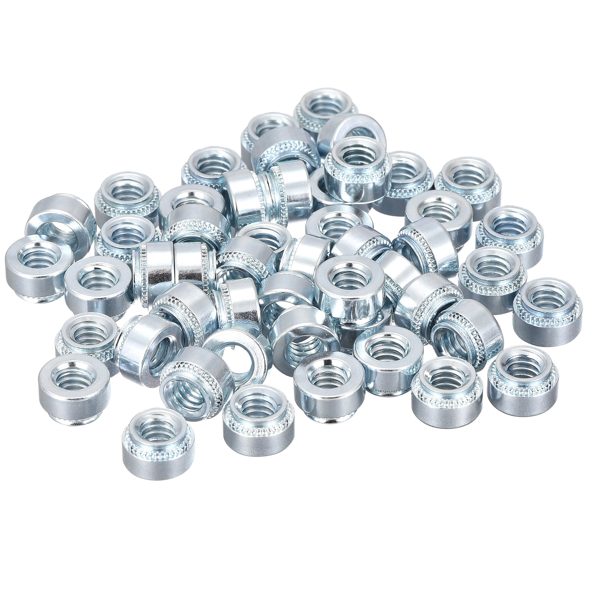 Uxcell Self -Clinching Nuts,1/4-20x5.59mm Carbon Steel Rivet Nut ...