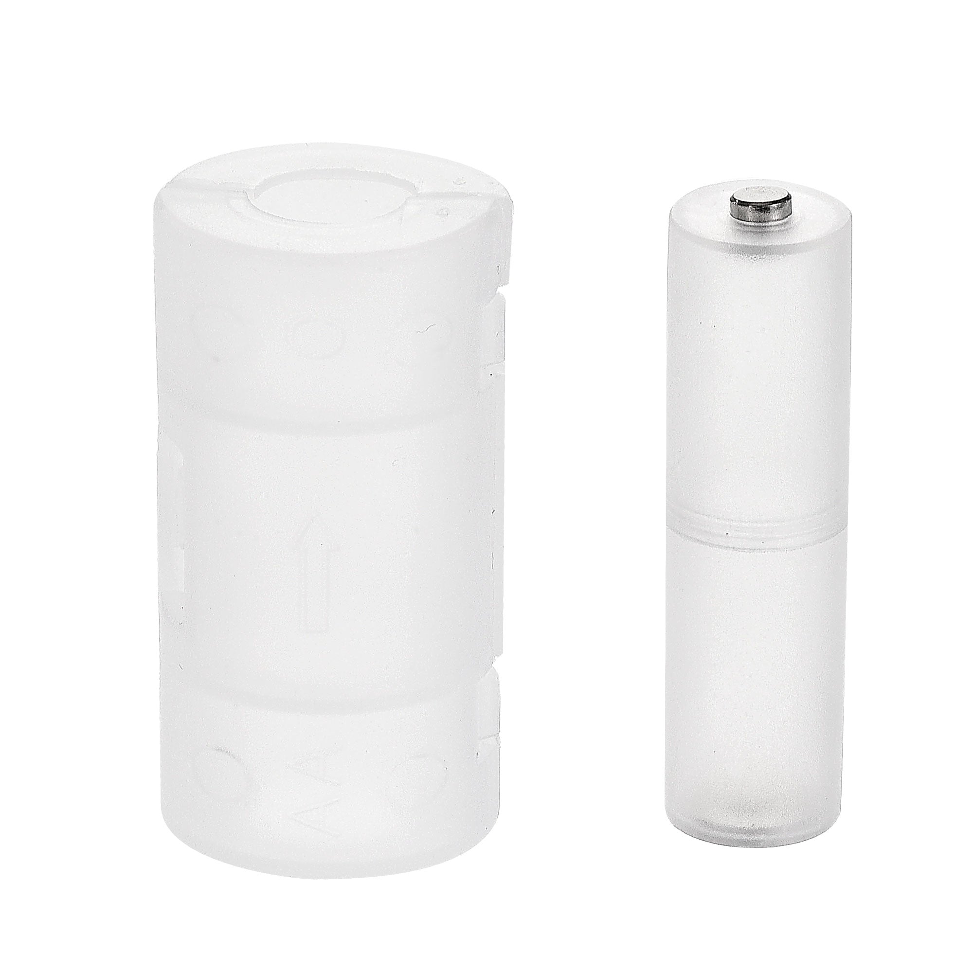 Uxcell AAA to AA Battery Adapter, AA to C Size Battery Adapter, Metal ...