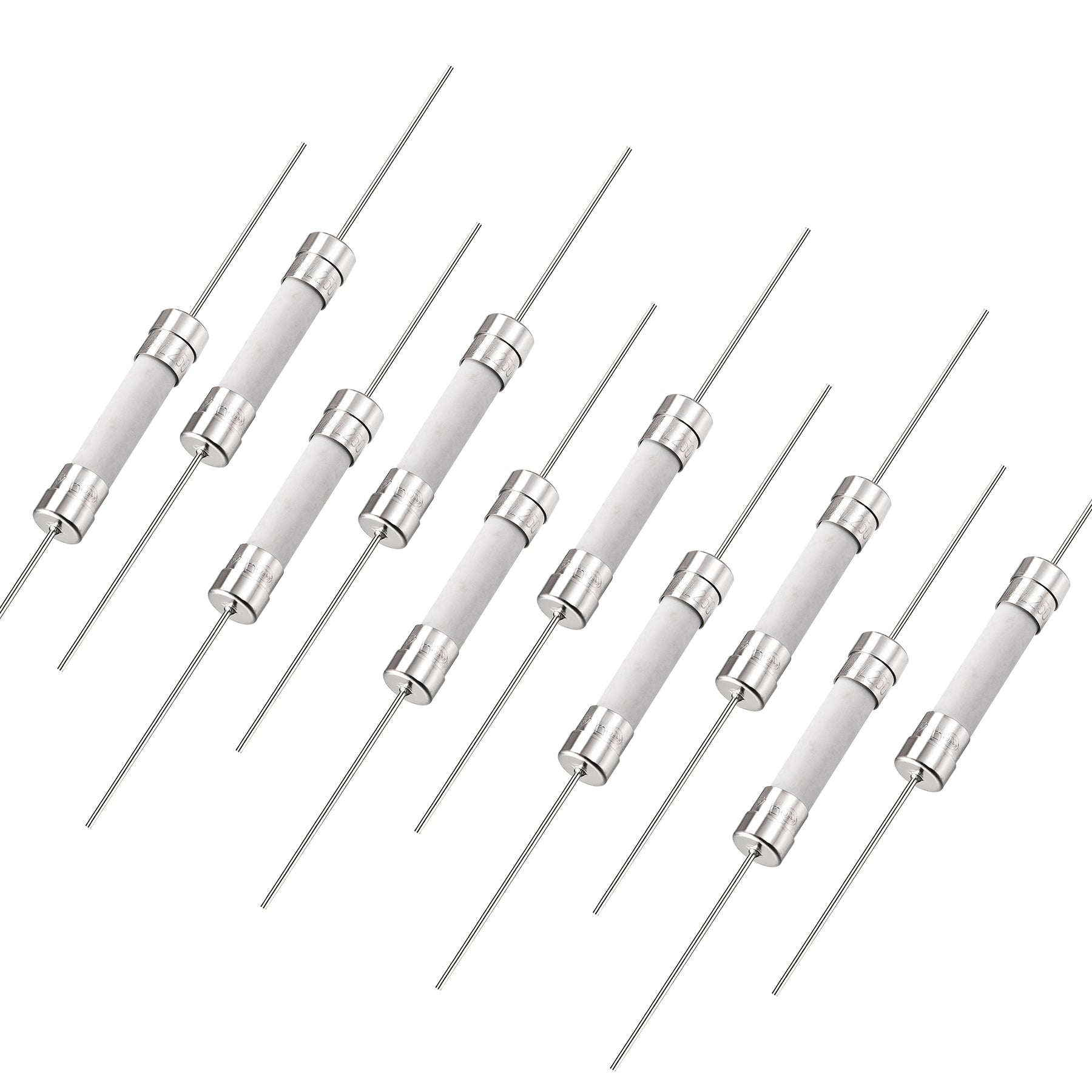 Uxcell Fast Blow Fuse Lead Wire Ceramic Fuses 6mm x 32mm 250V F30A ...