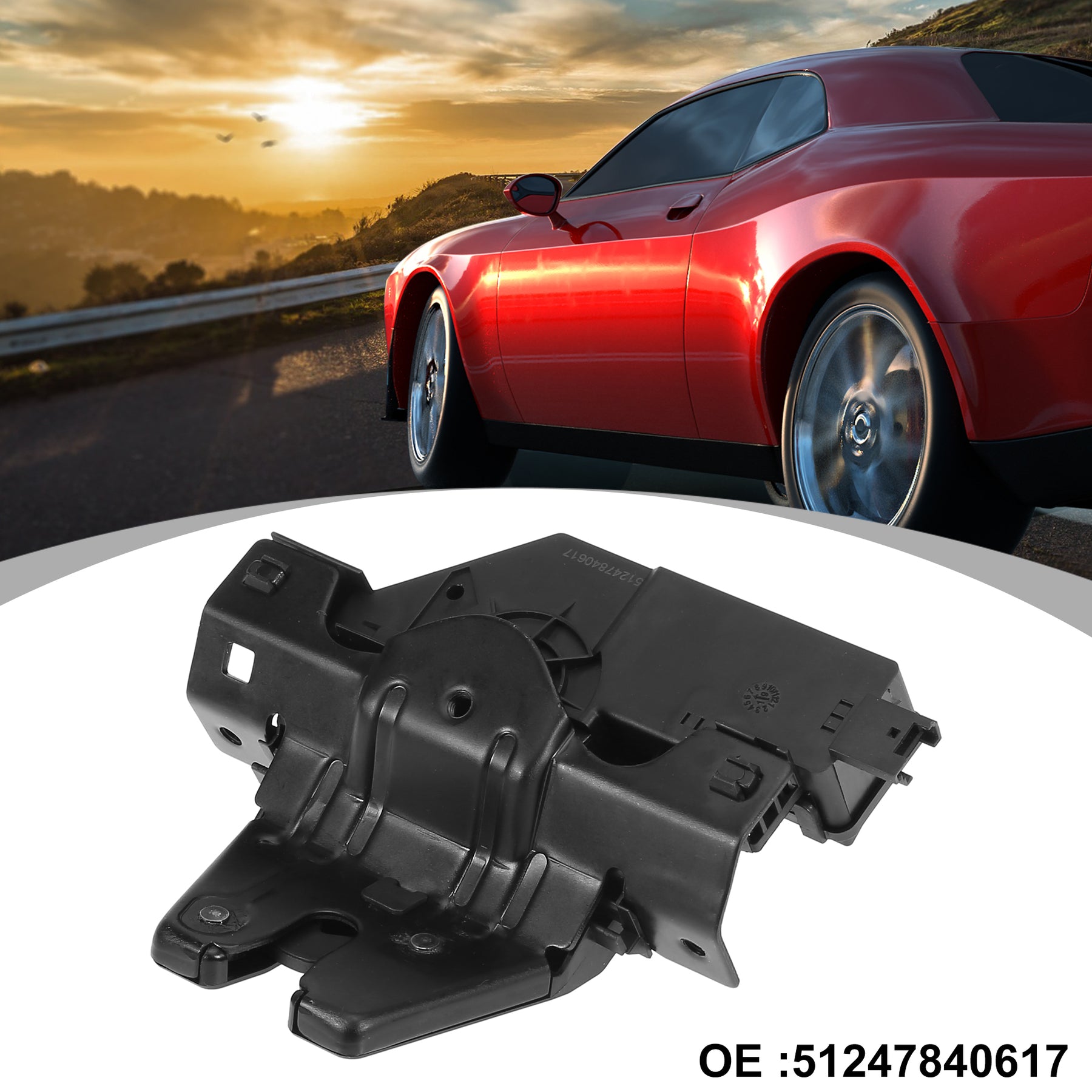 Trunk Lift Latch Tailgate Lock Actuator 51247840617 51248196401 for BMW ...
