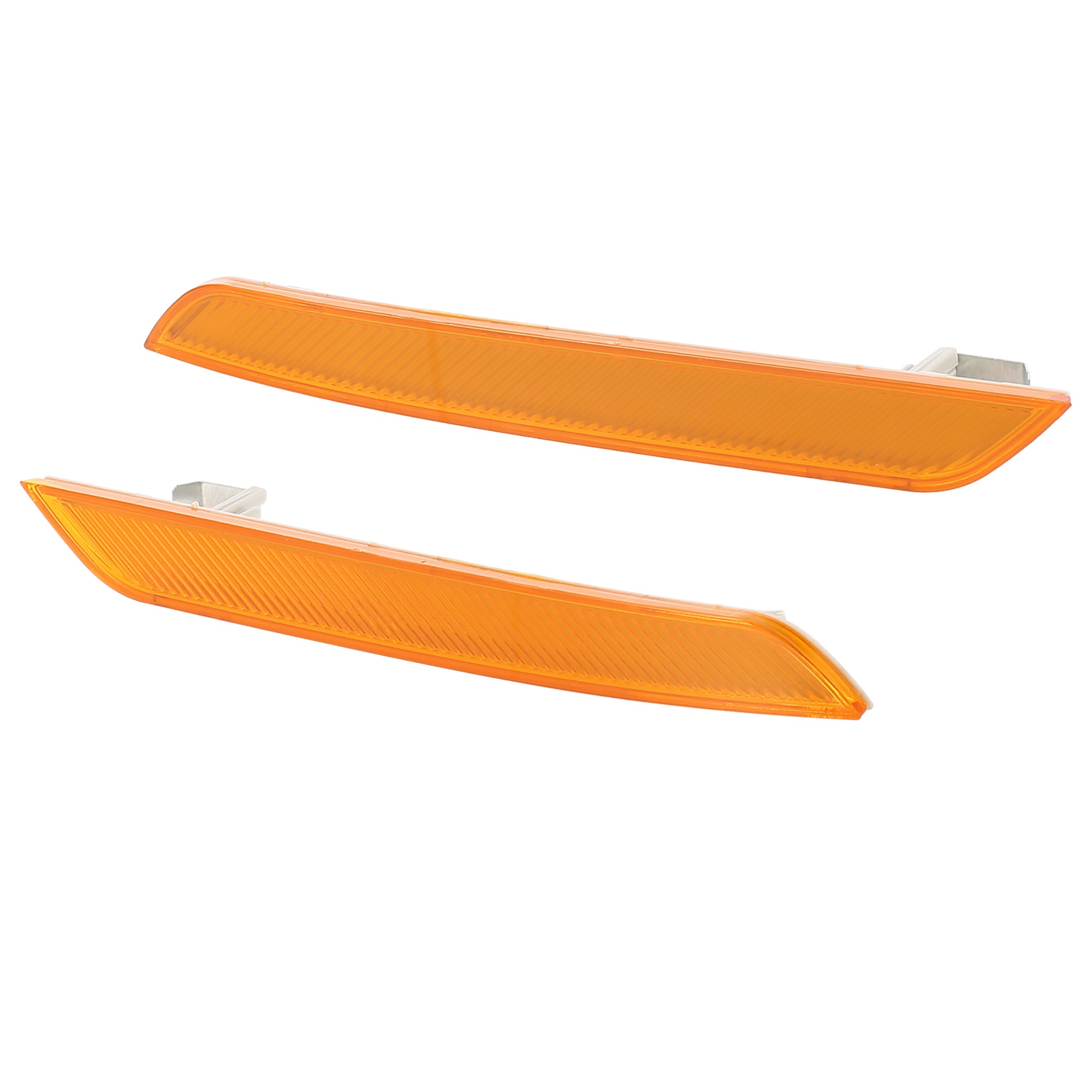 1 Pair Car Front Bumper Reflector Strip Cover Right Left Side ...