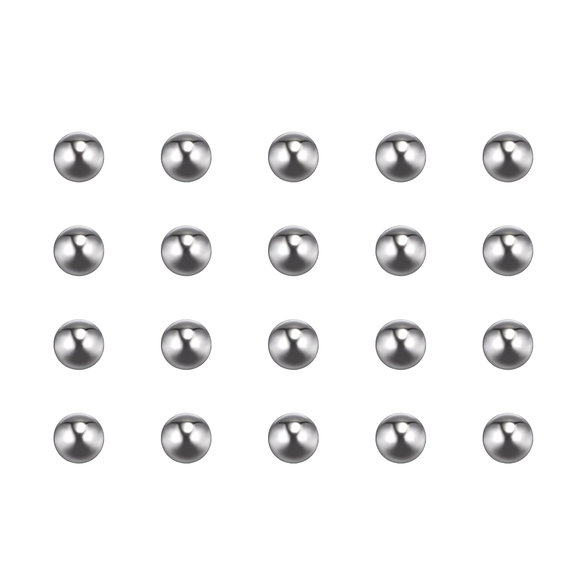 Uxcell 200pcs 4mm 201 Stainless Steel Bearing Balls G200 Precision ...
