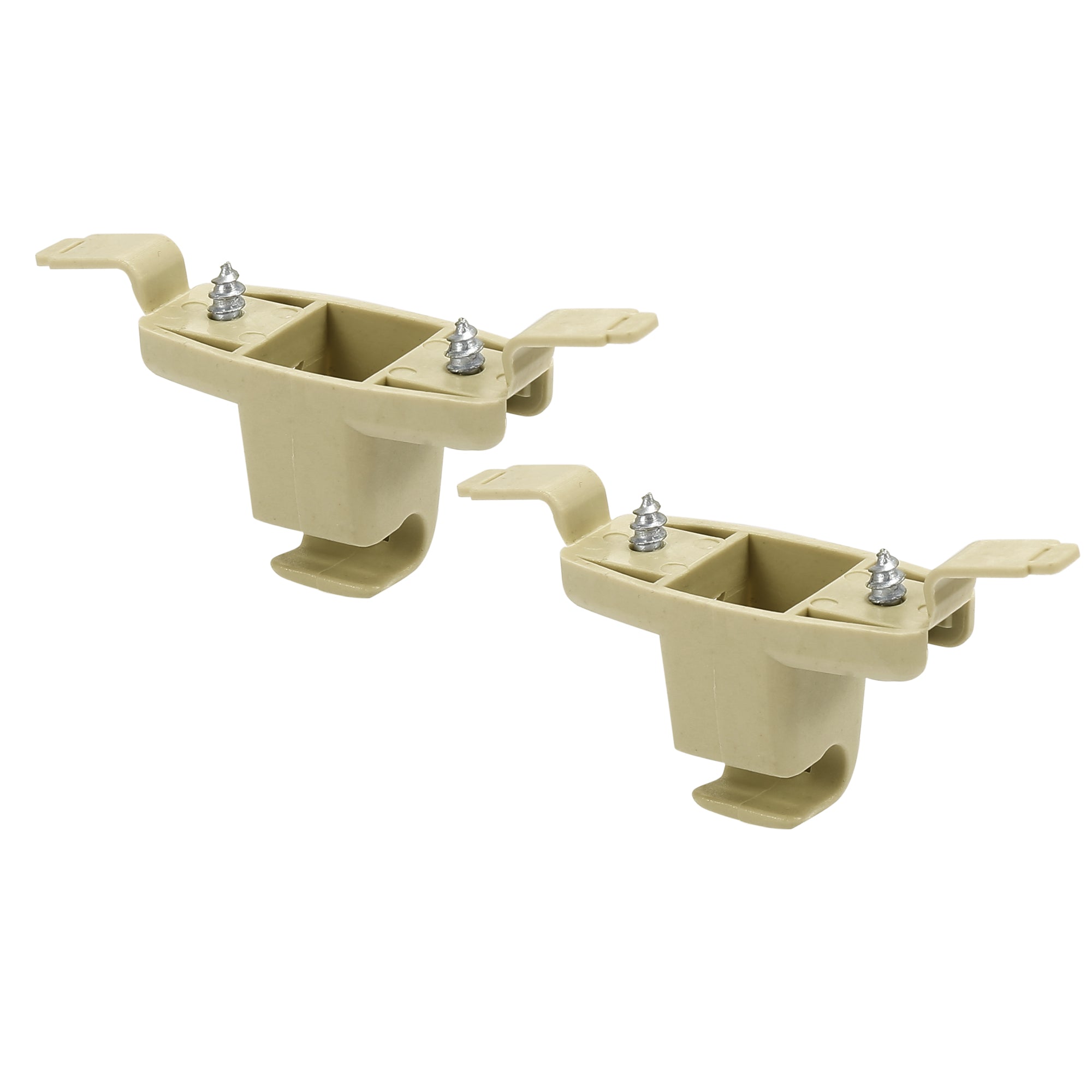2pcs Beige Car Plastic Sun Visor Hook Clip Bracket Retainer 51168243575 ...