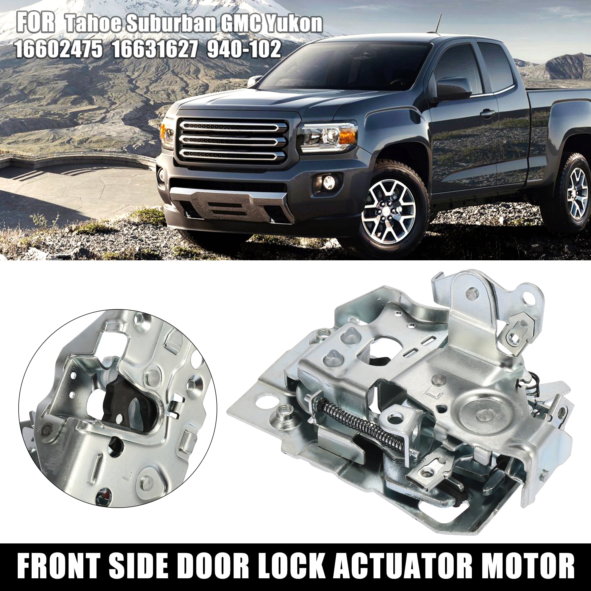 Front Left Driver Side Door Lock Actuator Motor for Chevrolet for GMC ...