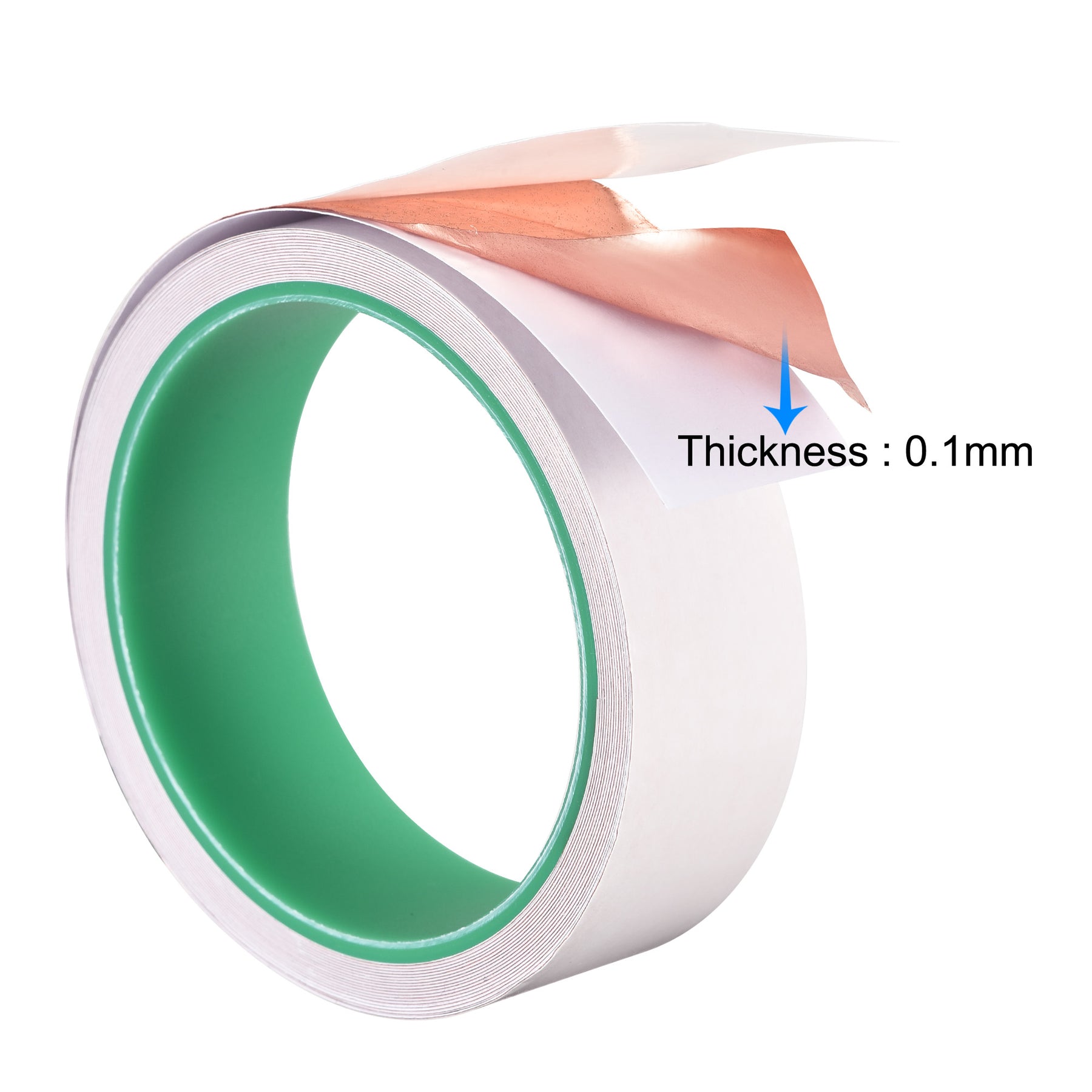 Uxcell Double-Sided Conductive Tape Copper Foil Tape 30mm x 5m/16.4ft ...