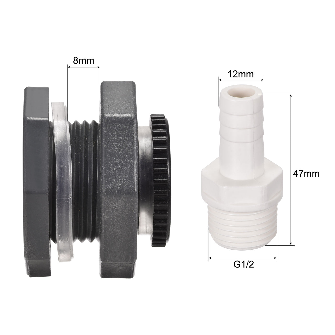 Macerator Extension Wc Soil Pipe 260Mm Long - Uniflo Products