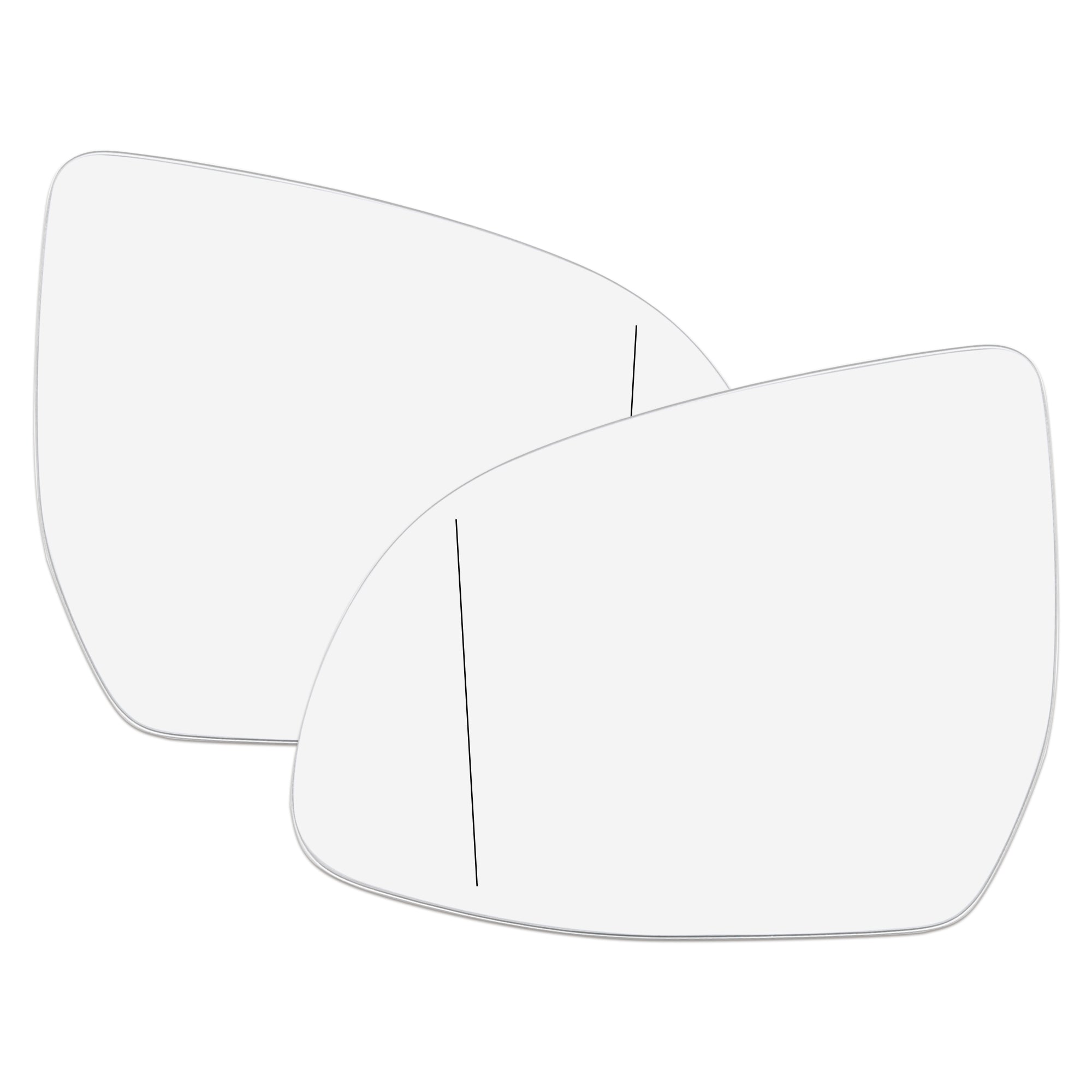 Pair Car Left Right Side Rearview Mirror Glass Heated with Backing ...
