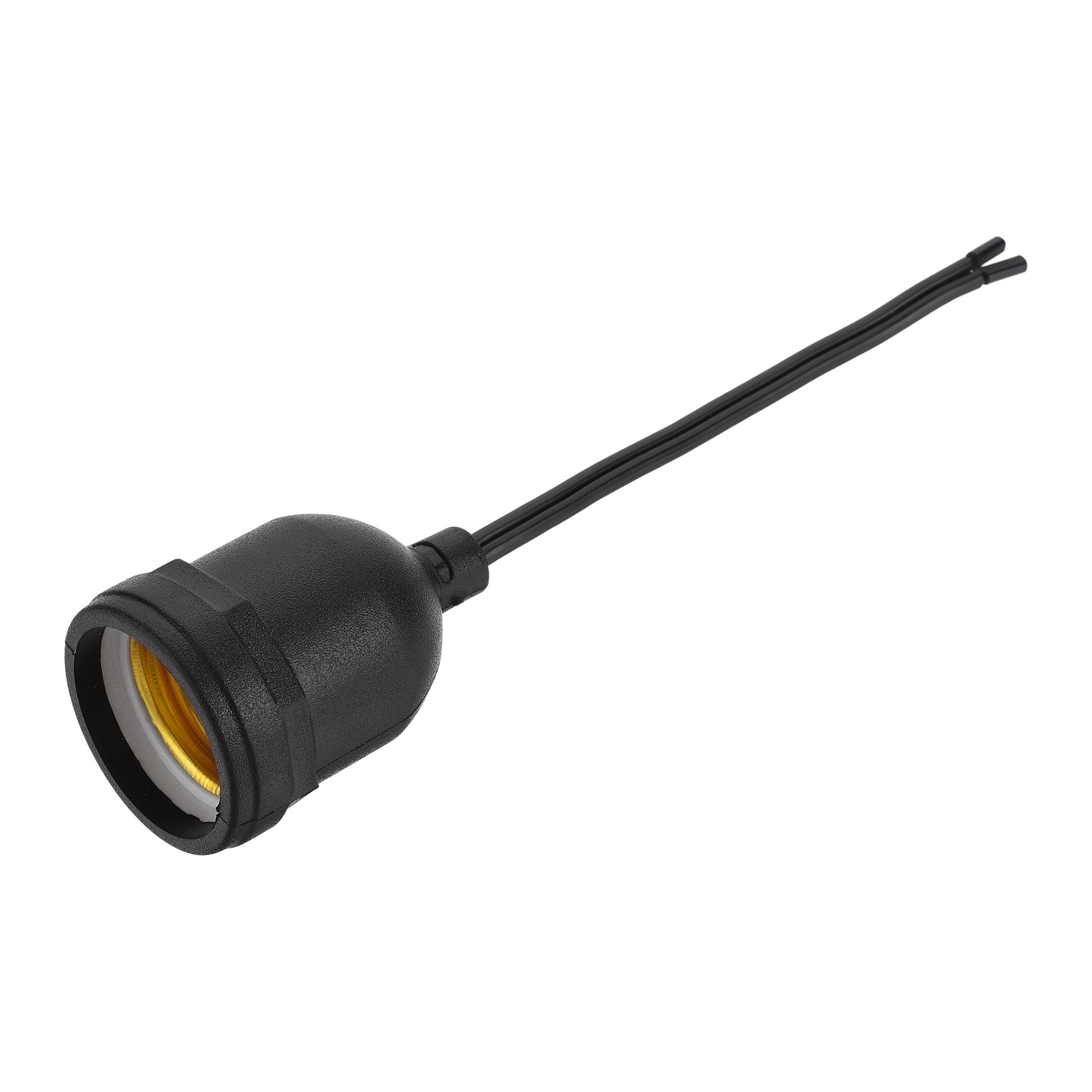 Waterproof Lamp Socket, Screw Base Bulb Holder Light Sockets Long Wires ...