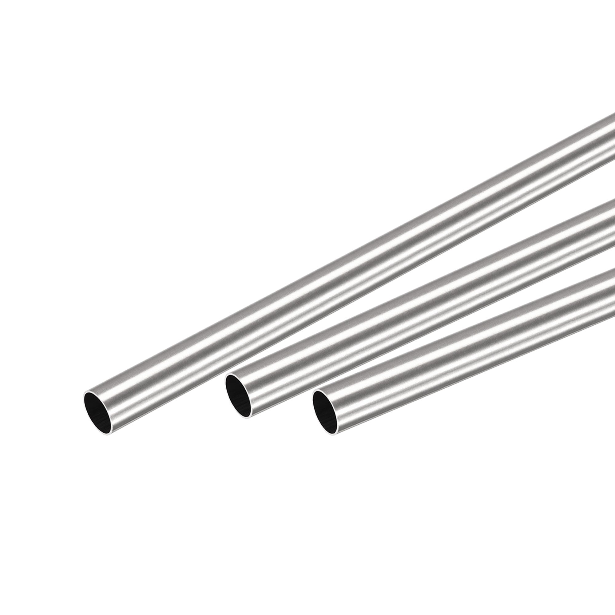 Uxcell 304 Stainless Steel Round Tube 8mm OD 0.5mm Wall Thickness 300mm ...
