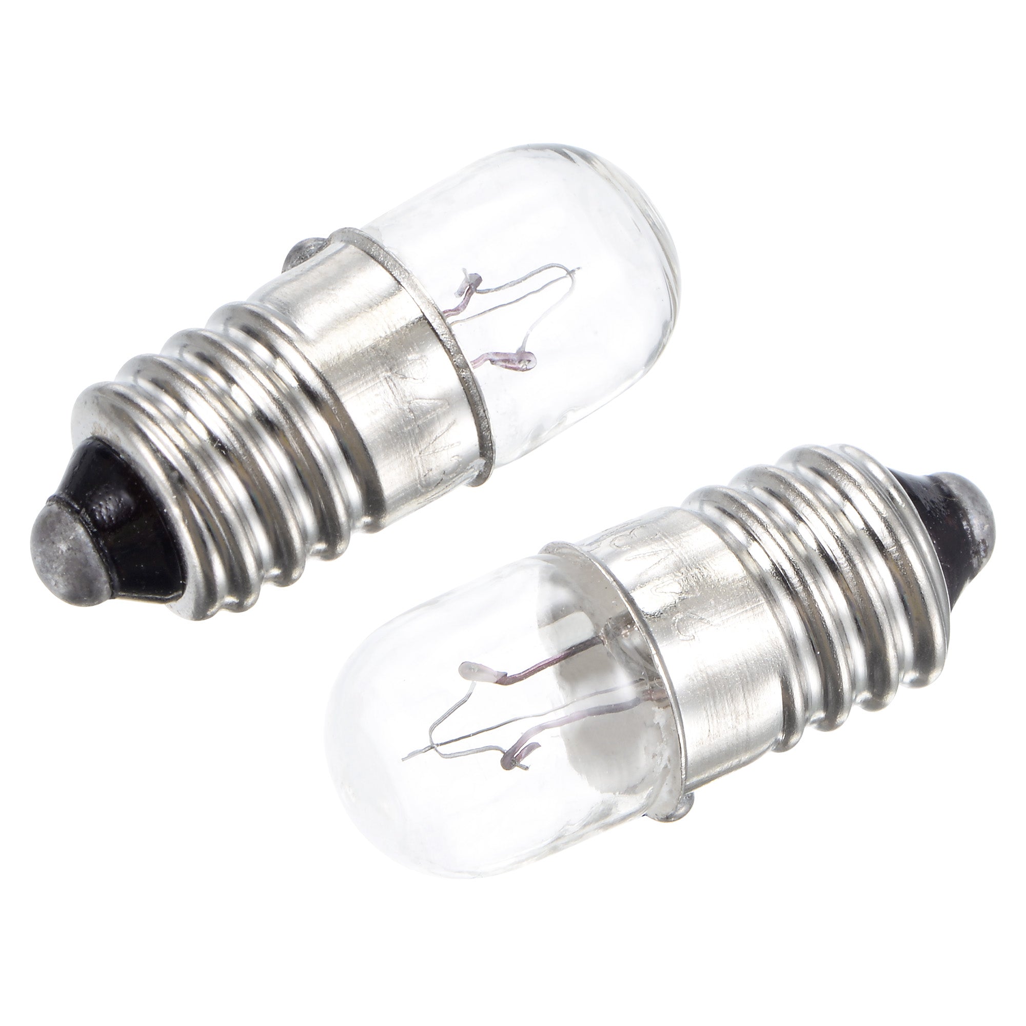 E10 Screw Base Miniature Bulbs DC 24V 0.15A Warm Yellow Light Mini ...