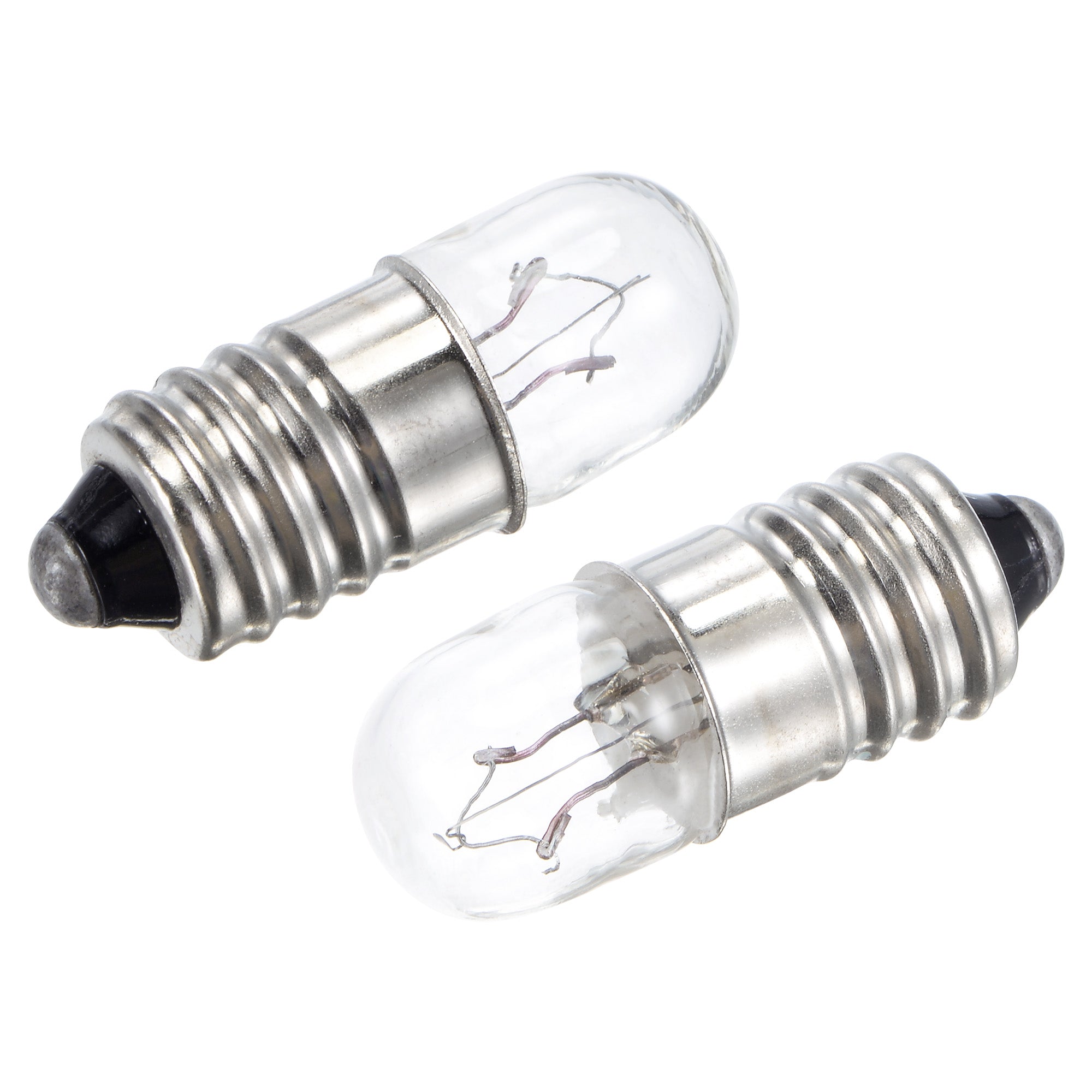 E10 Screw Base Miniature Bulbs DC 24V 0.2A Warm Yellow Light Mini Lamps ...