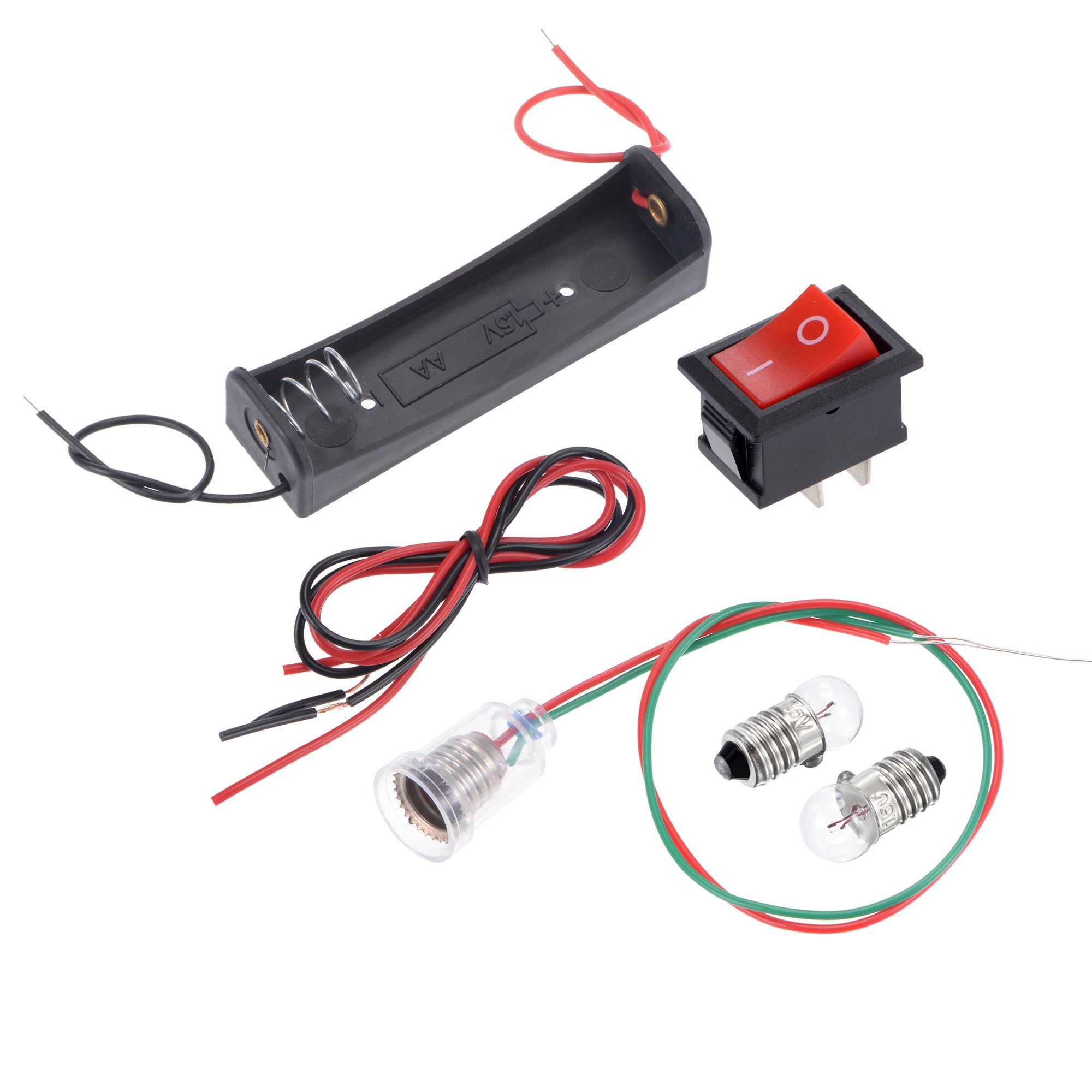 Electrical Circuit Experiment Set DIY Materials, 10Pcs 1.5V E10 Bulbs ...