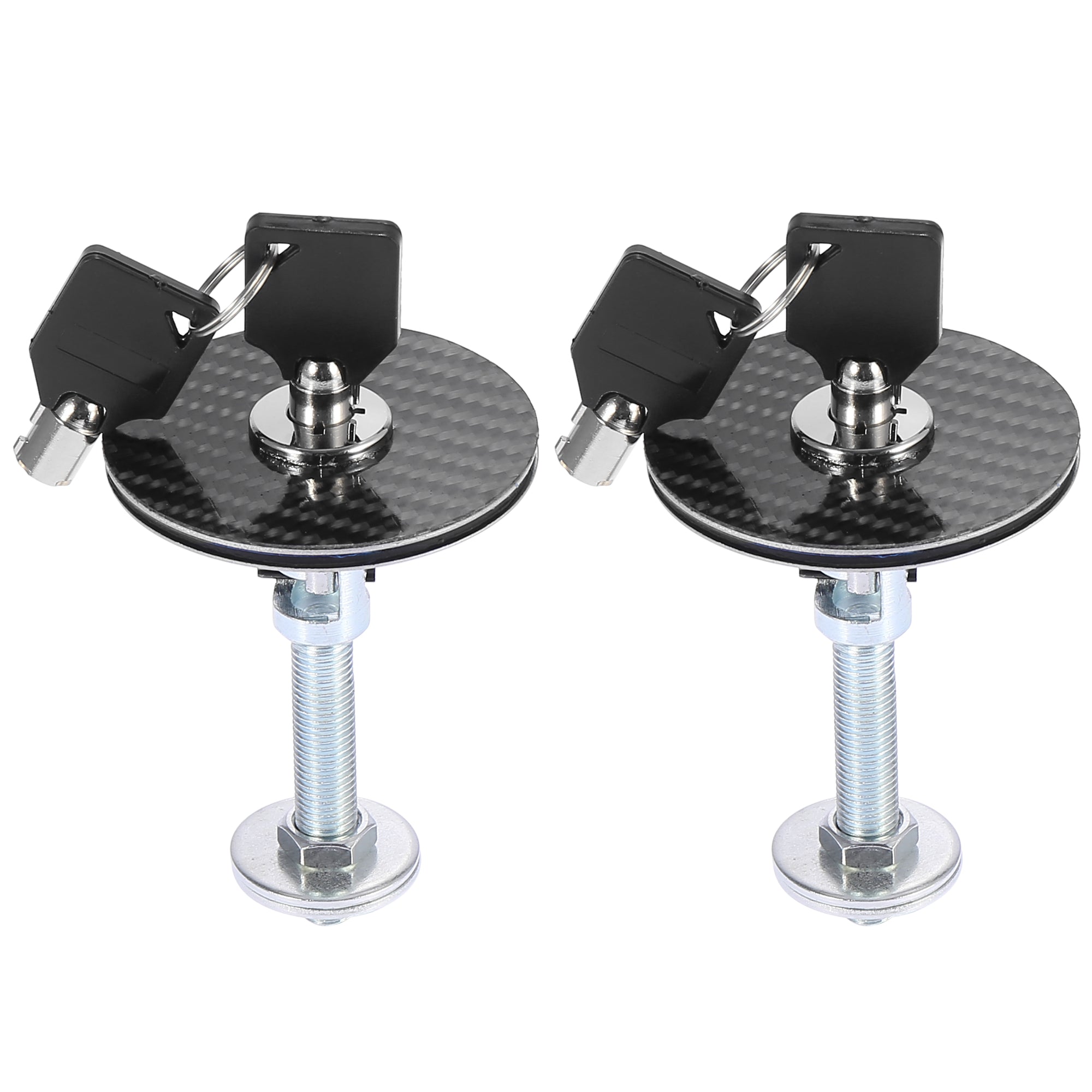 2pcs Universal Aluminum Alloy Car Engine Hood Latch Lock Quick Release ...