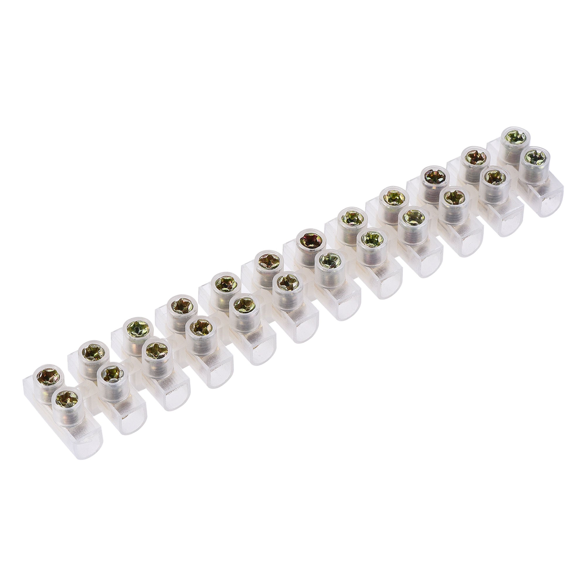 12pcs Terminal Block 12 Position Dual Row 380V 20A Type U Wire ...