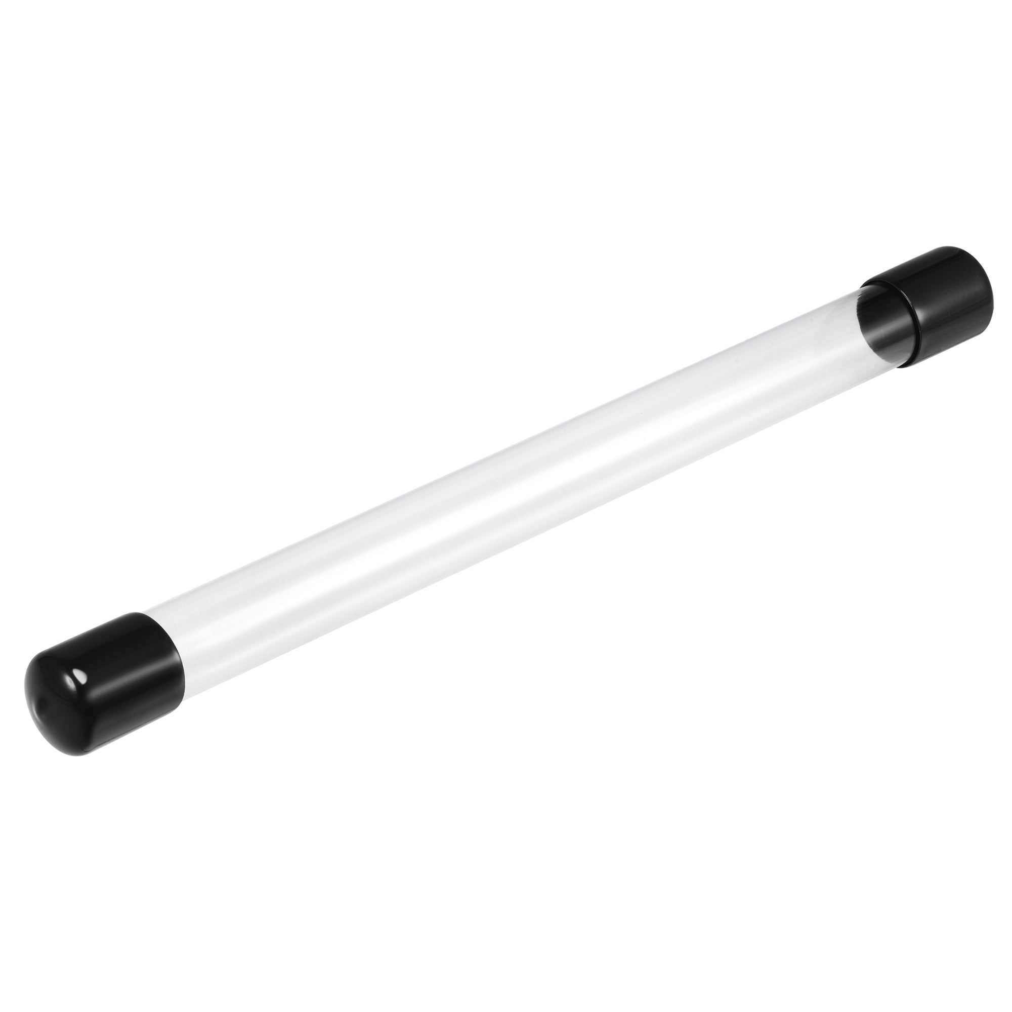 Clear Storage Tube Small Plastic Round Tubing with Caps Rigid Bottle ...
