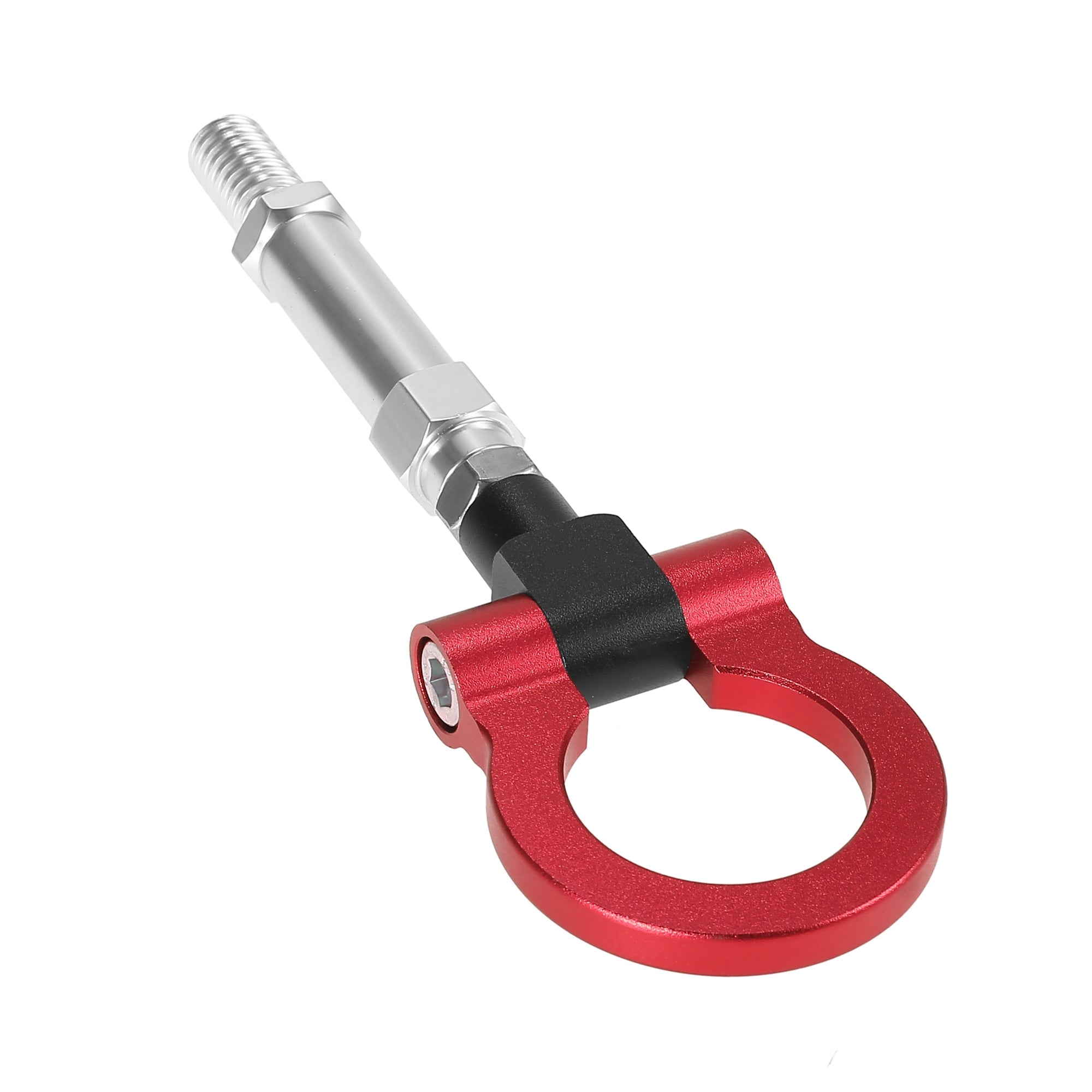 Red Aluminum Alloy Front Bumper Trailer Ring Eye Towing Tow Hook Screw ...
