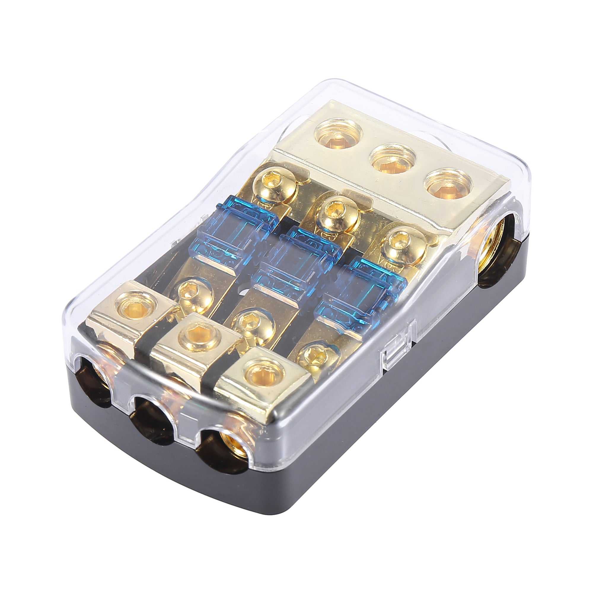 Car 3 Way Fuse Holder Auto Fuse Distribution Block 60 Amp Fusible ...