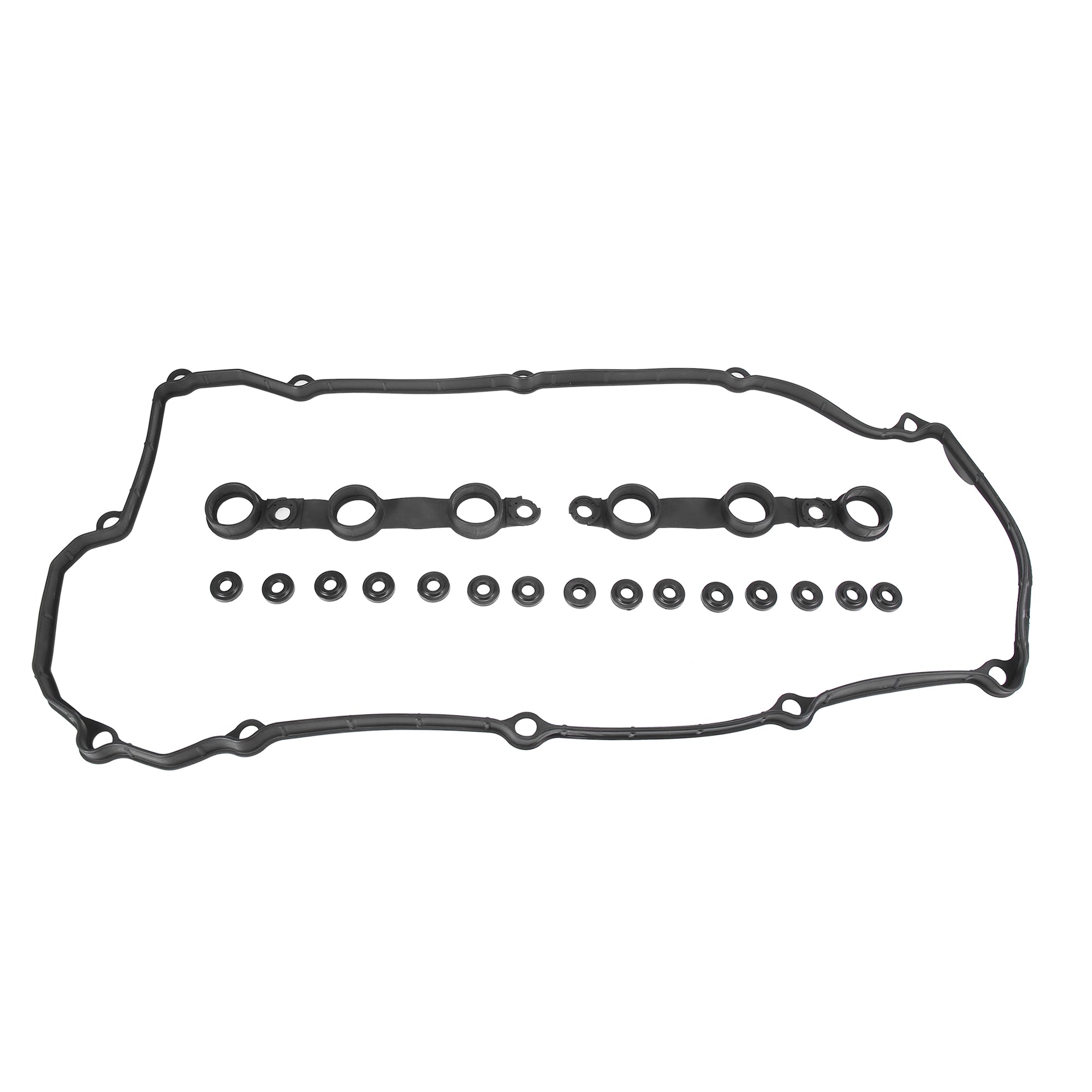 1 Set Black Valve Cover Gasket Seal 11121726537/11129070532 for BMW E36 ...