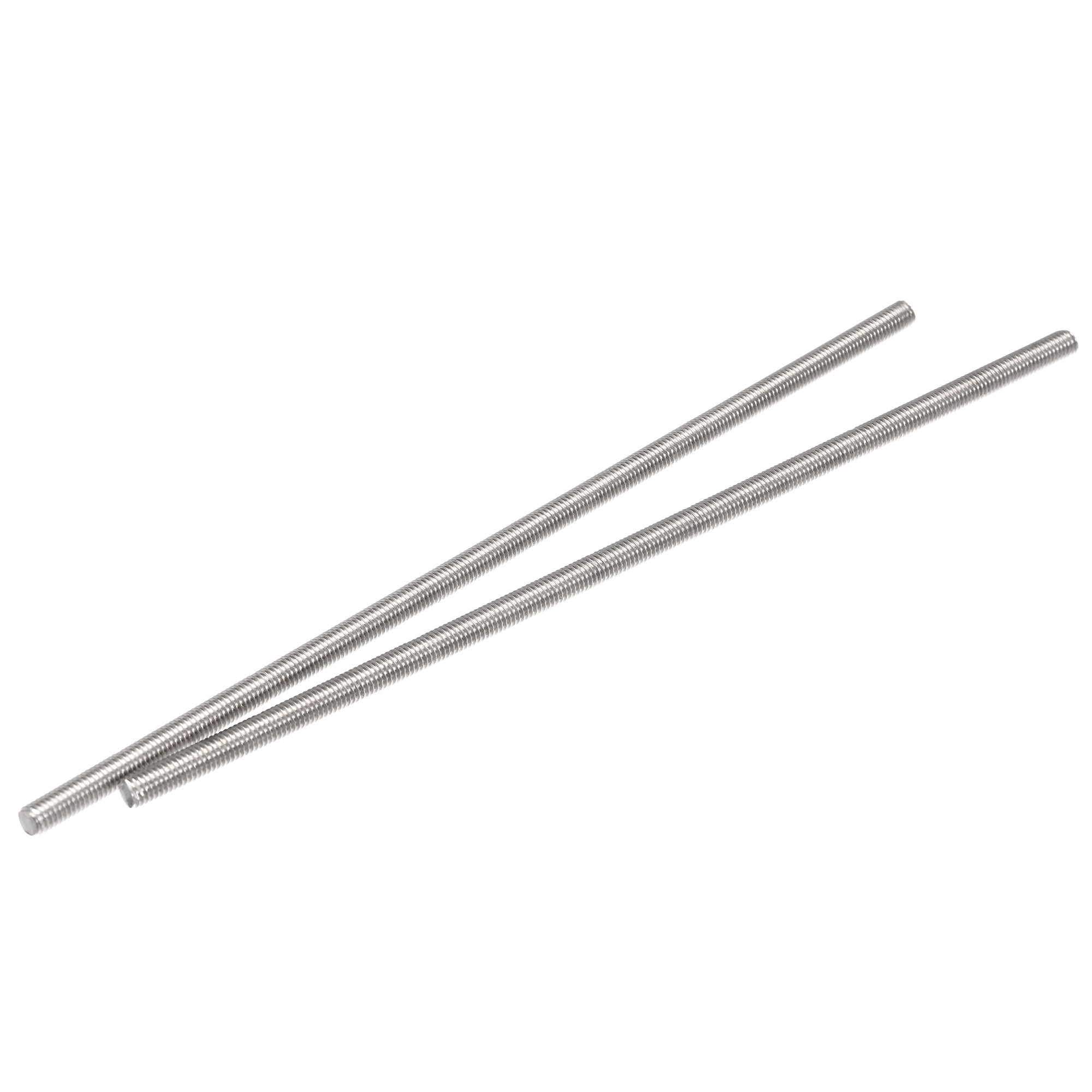 Uxcell 2Pcs M4 x 150mm Fully Threaded Rod 304 Stainless Steel Right ...