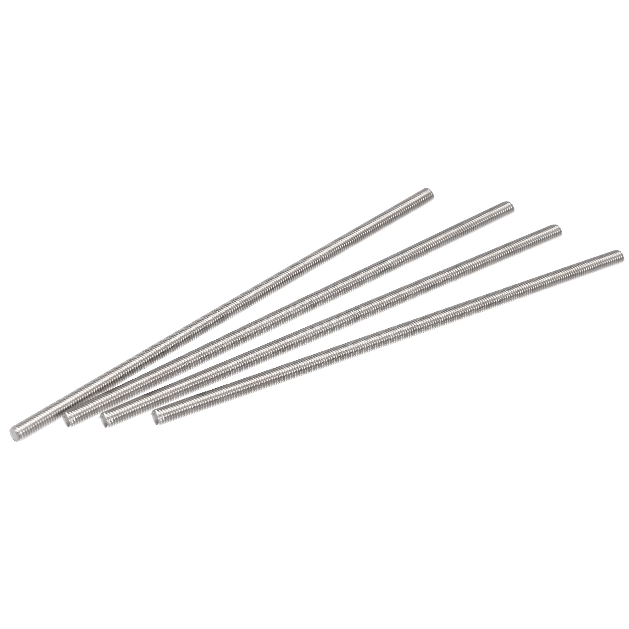 Uxcell 4Pcs M5 x 150mm Fully Threaded Rod 304 Stainless Steel Right ...