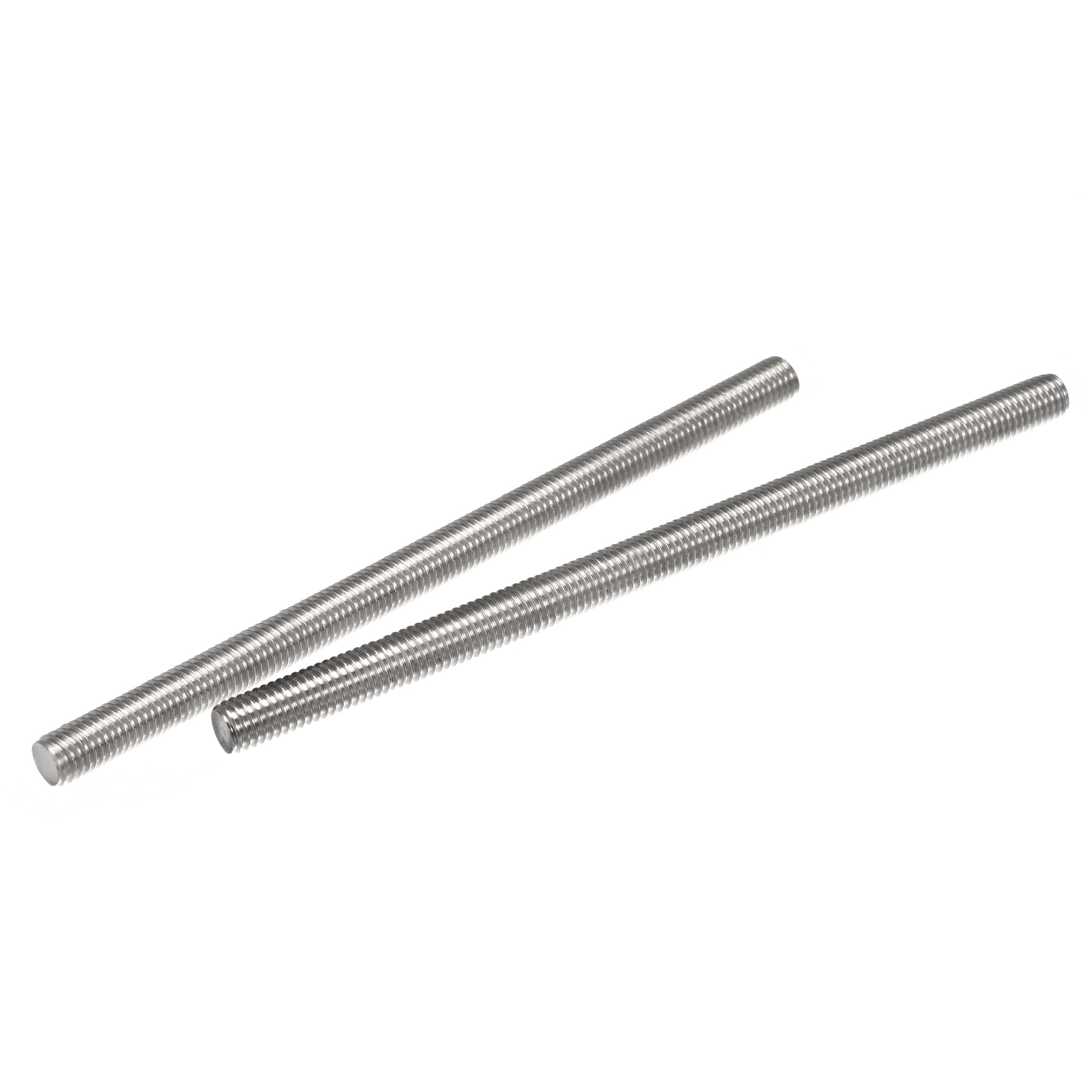 Uxcell 2Pcs M8 x 150mm Fully Threaded Rod 304 Stainless Steel Right ...
