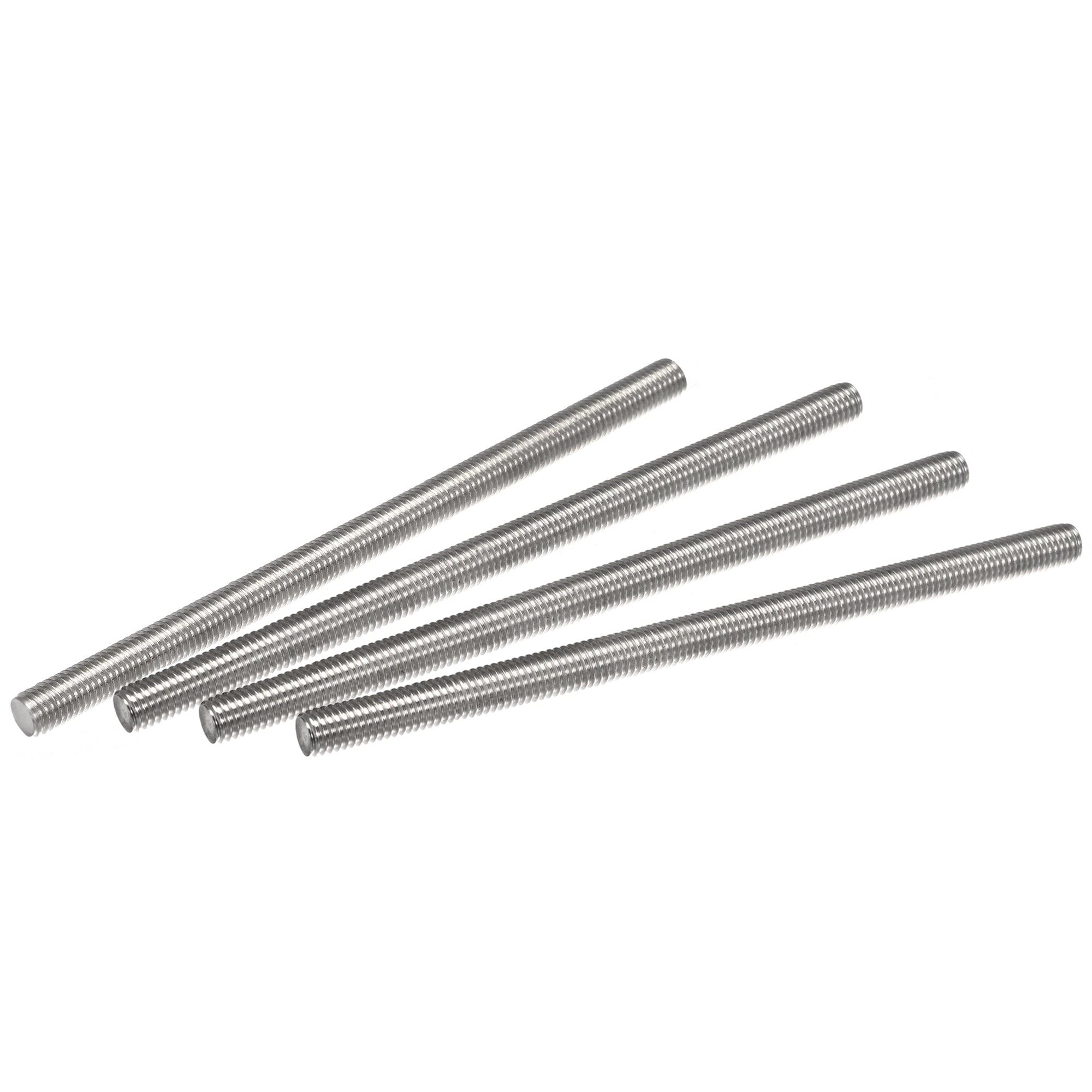 Uxcell 4pcs M8 x 150mm Fully Threaded Rod 304 Stainless Steel Right ...