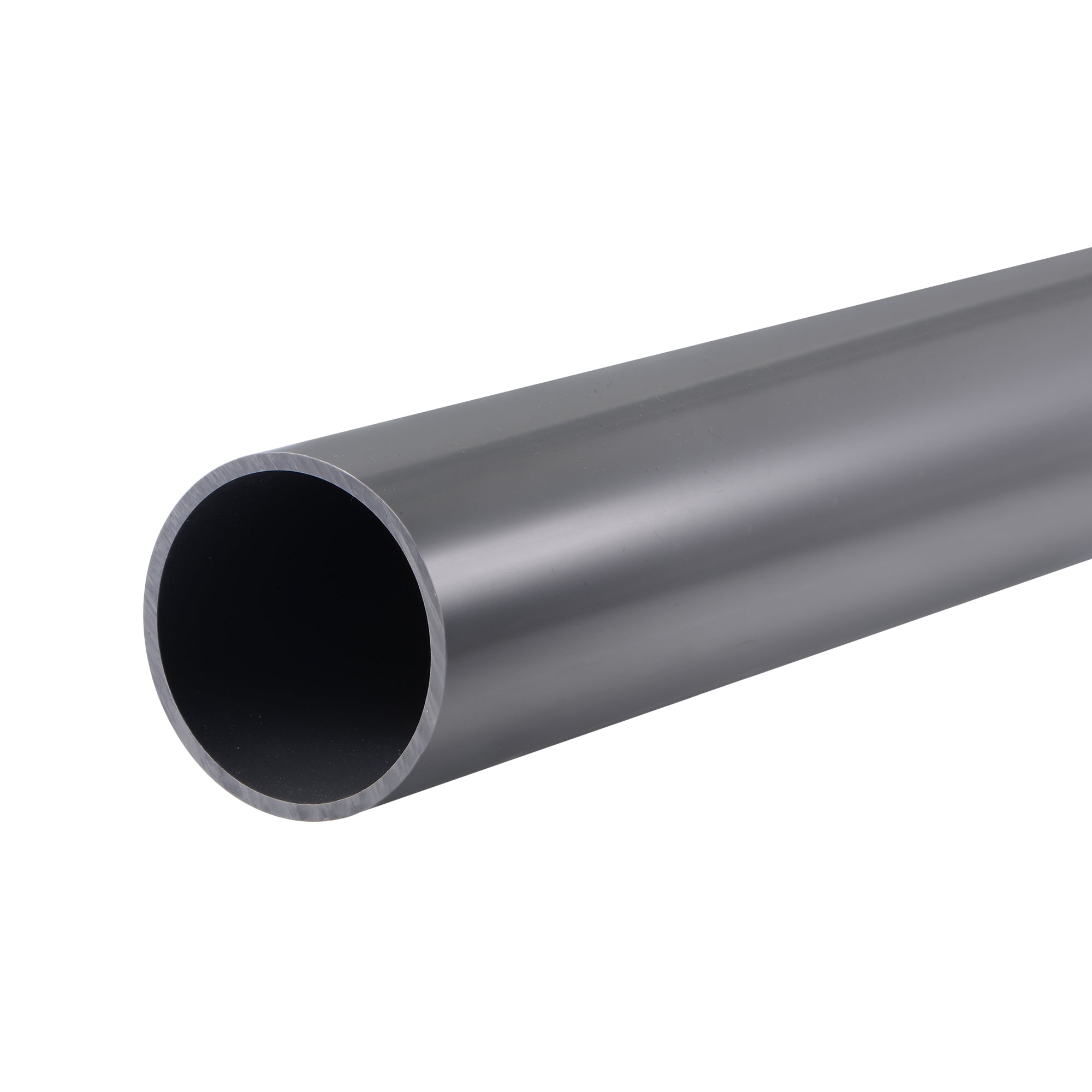 PVC Rigid Round Pipe 57mm ID 63mm OD 0.35m Light Grey High Impact ...