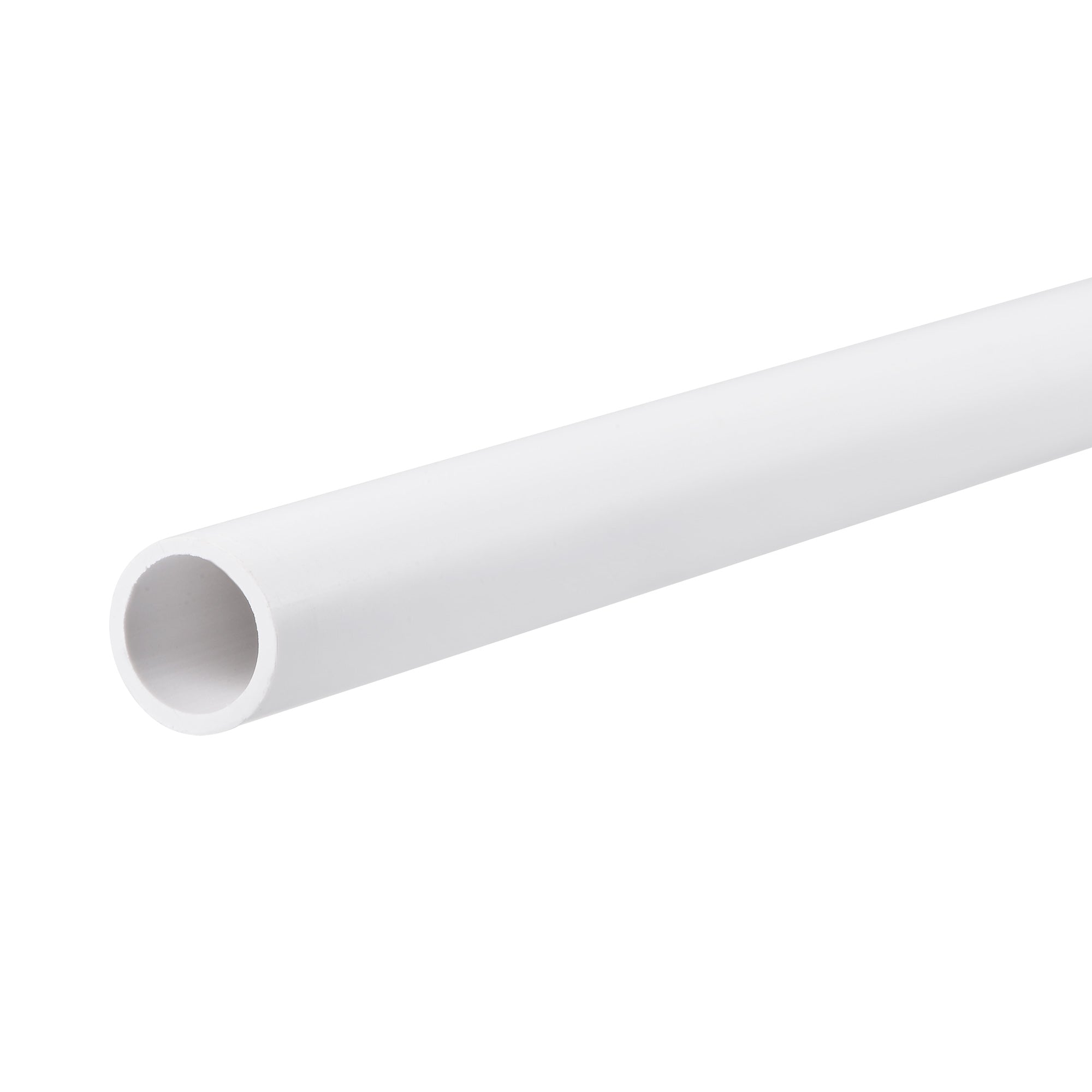 PVC Pipe Round Rigid Plastic Tube 8.8mm ID 11mm OD 500mm White | Harfington