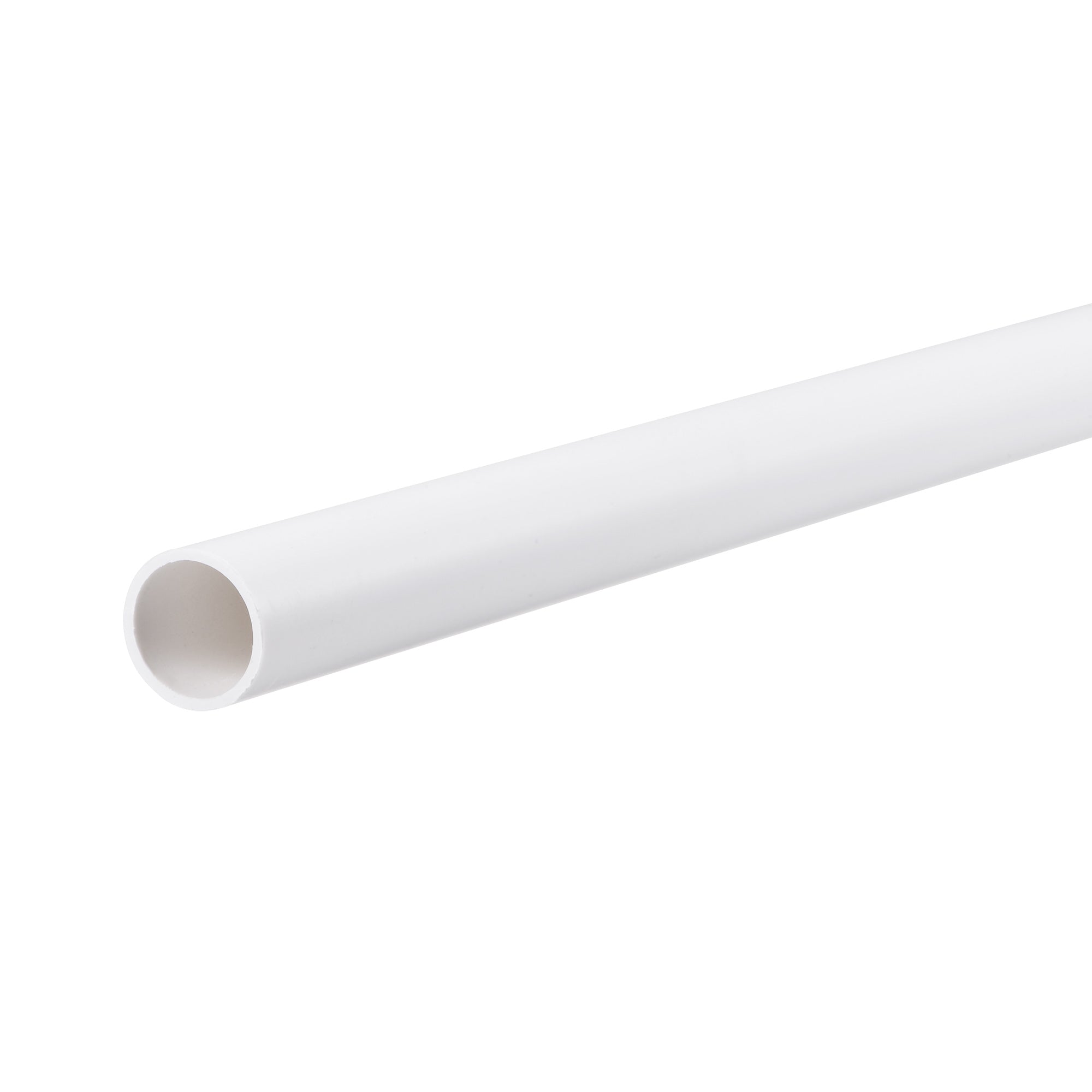 PVC Pipe Round Rigid Plastic Tube 10mm ID 12mm OD 500mm White for Water ...