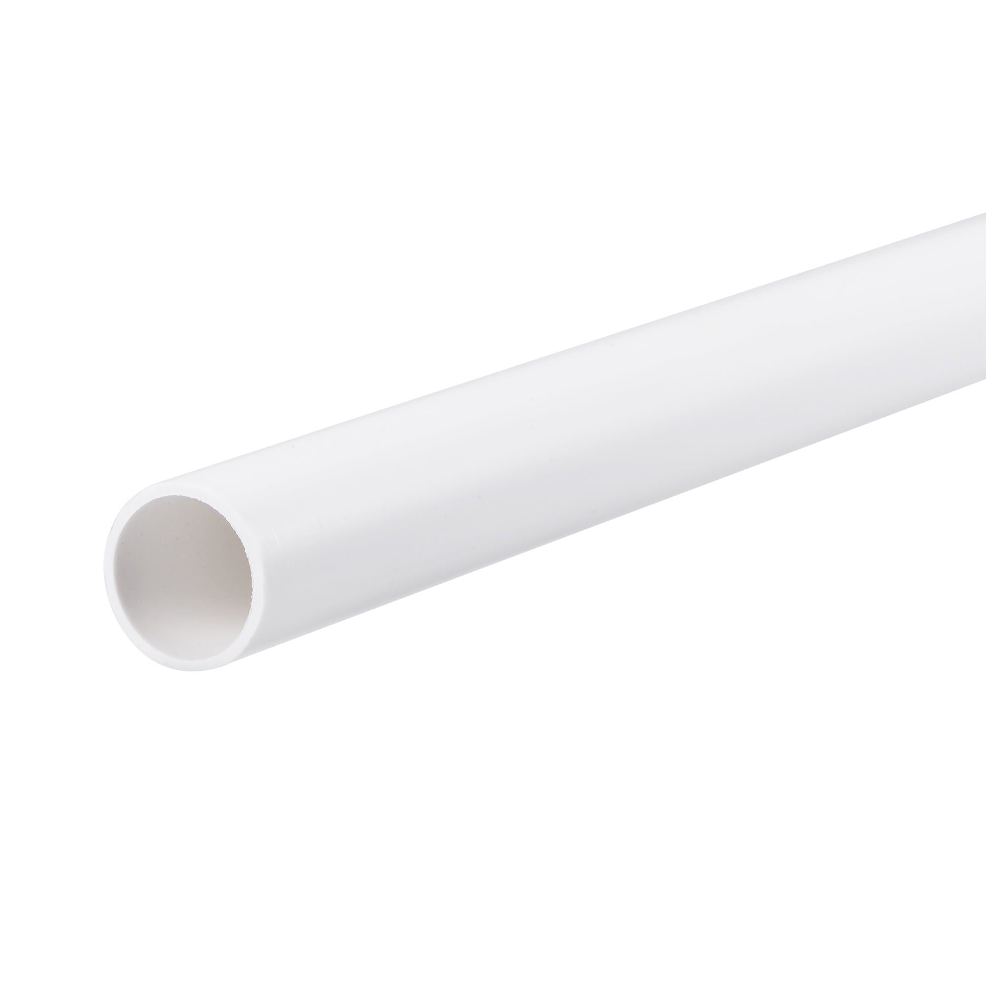 PVC Pipe Round Rigid Plastic Tube 12mm ID 14mm OD 500mm White for Water ...