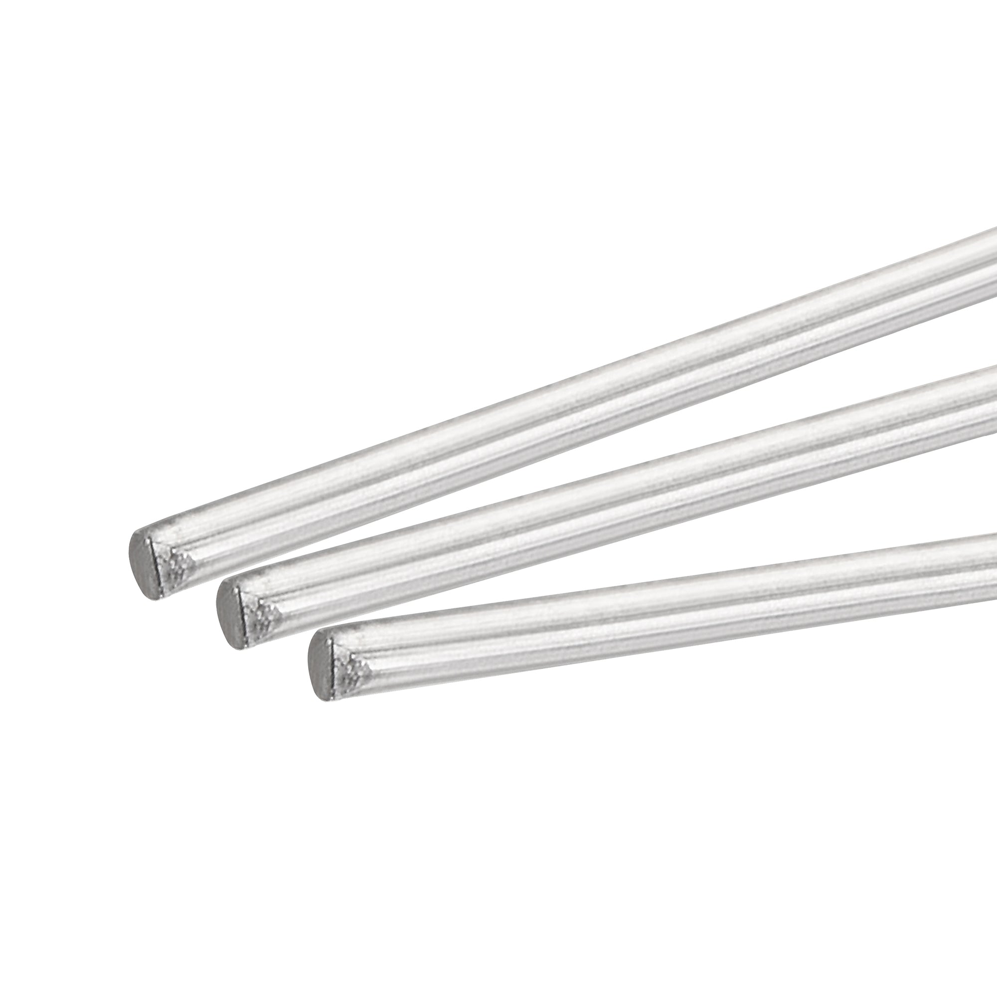 304 Stainless Steel Round Rods Bar, 1mm x 200mm for DIY Craft Pack of ...