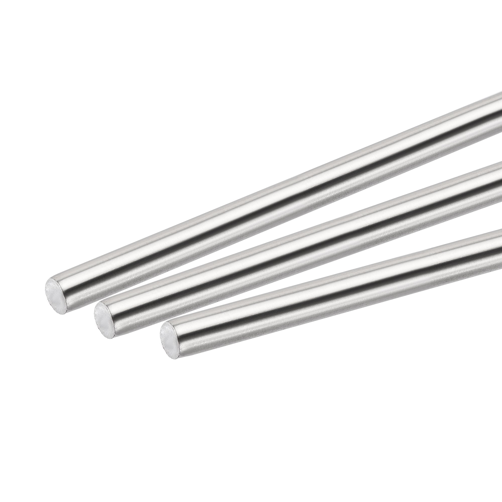 304 Stainless Steel Round Rods Bar, 5mm x 250mm for DIY Craft Pack of ...