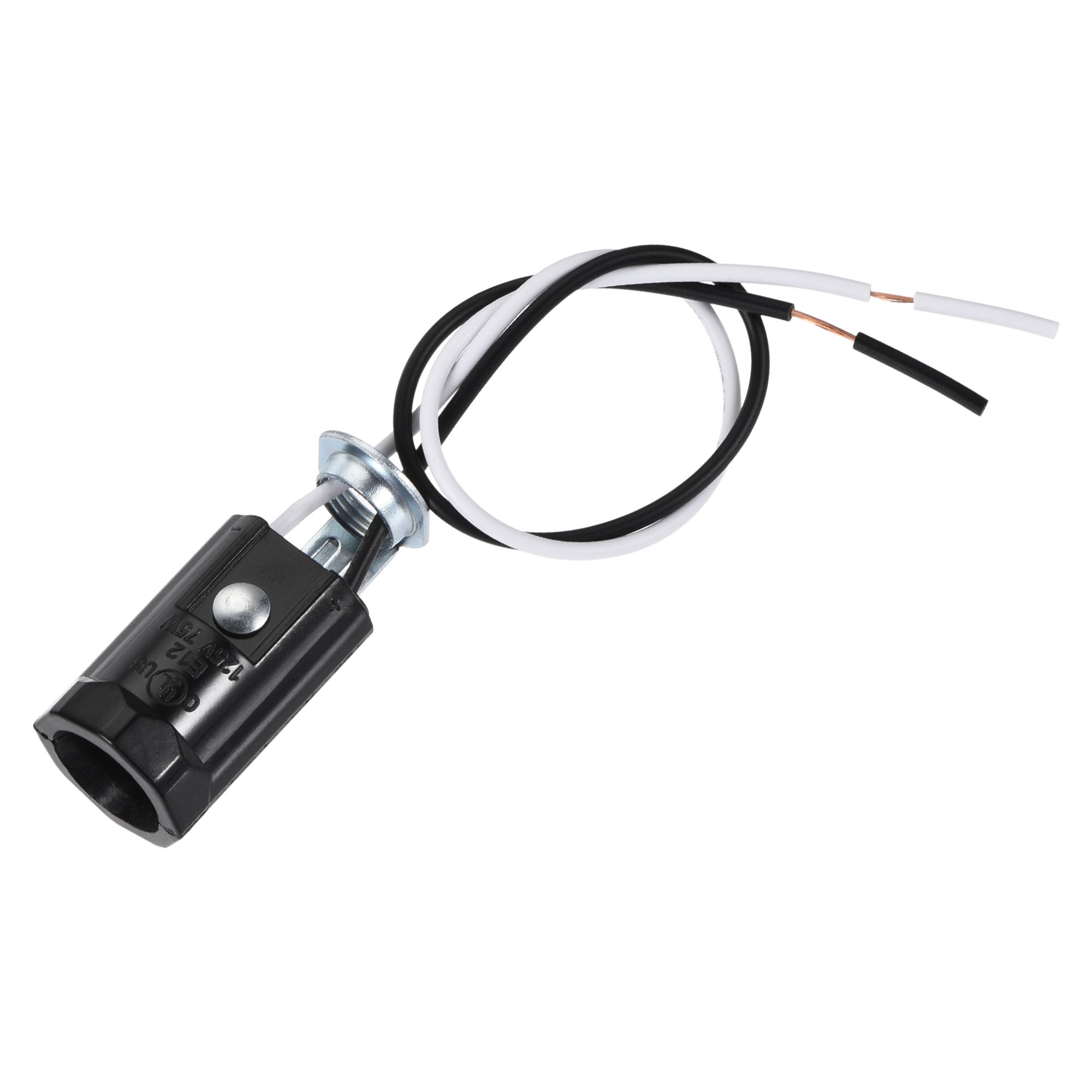 6pcs E12 Lamp Holders 17cm Cable Candelabra Bulb Base Light Socket with ...