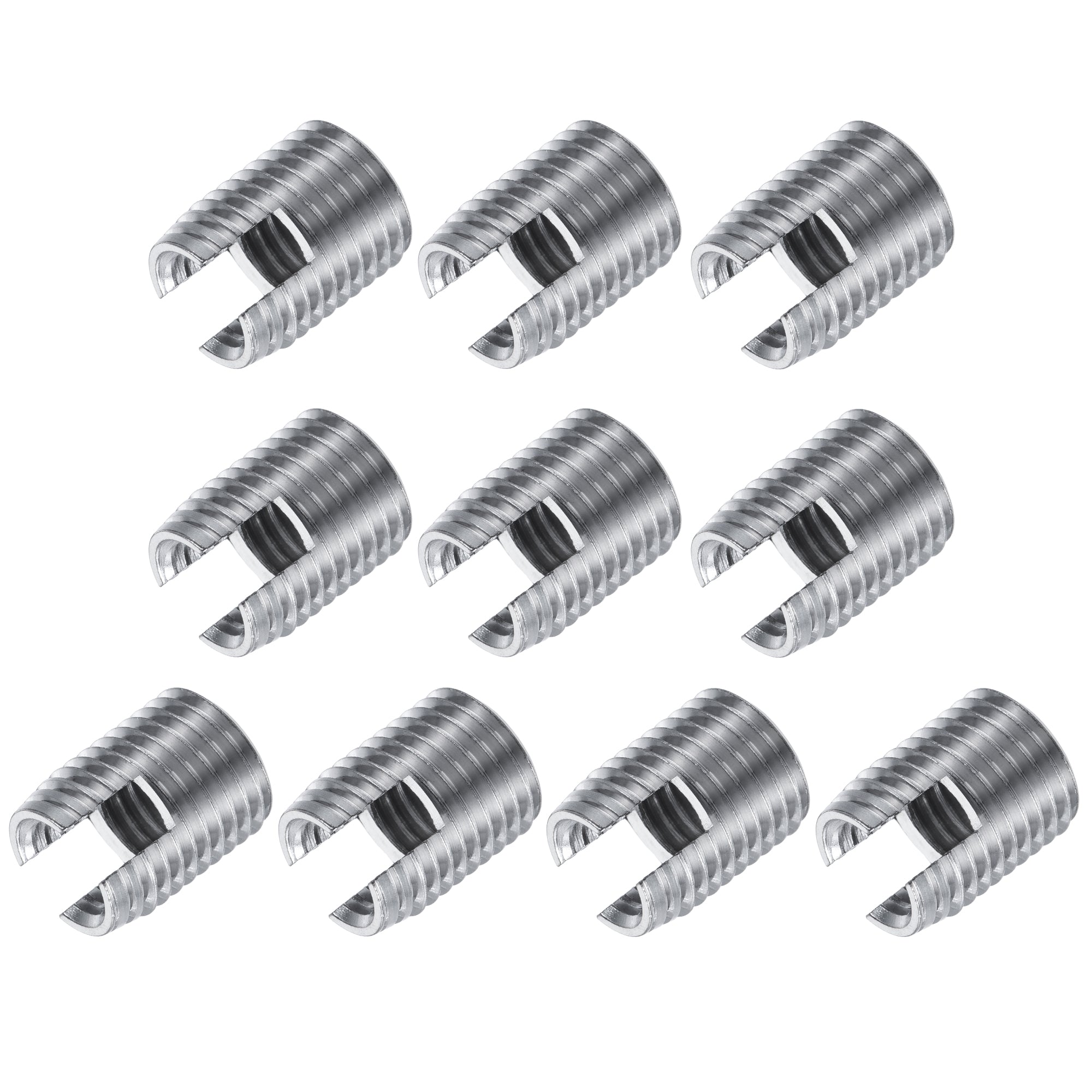 Uxcell Self Tapping Threaded Inserts M10 M14x18mm Carbon Steel ...