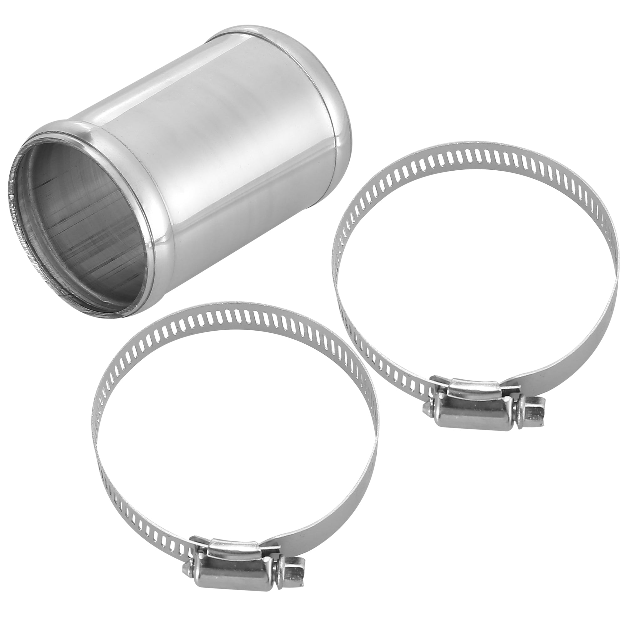 OD 2" 51mm Aluminum Alloy Hose Joiner Tube Intercooler Pipe Connector ...