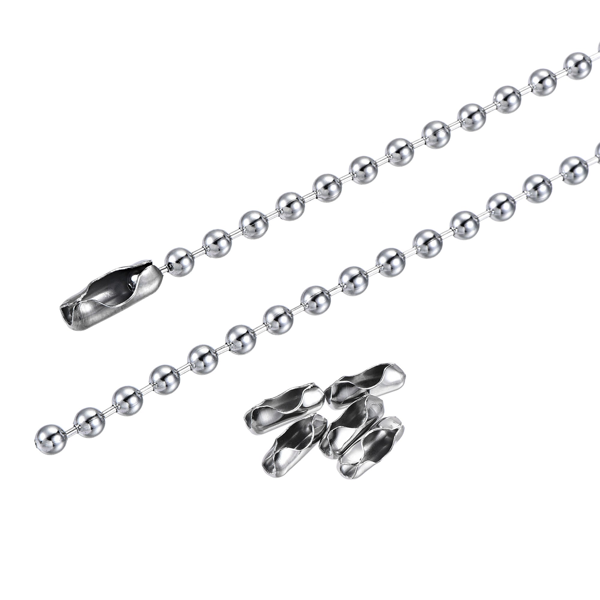 Pull Chain Extension 59.1" Long 0.12" Dia. Beaded Link with Clasp ...