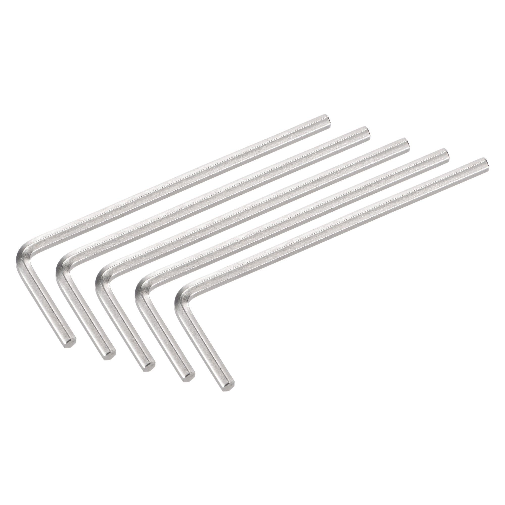 Uxcell 5/64" Hex Key Wrench, L Shaped CR-V Repairing Tool 5 Pcs ...