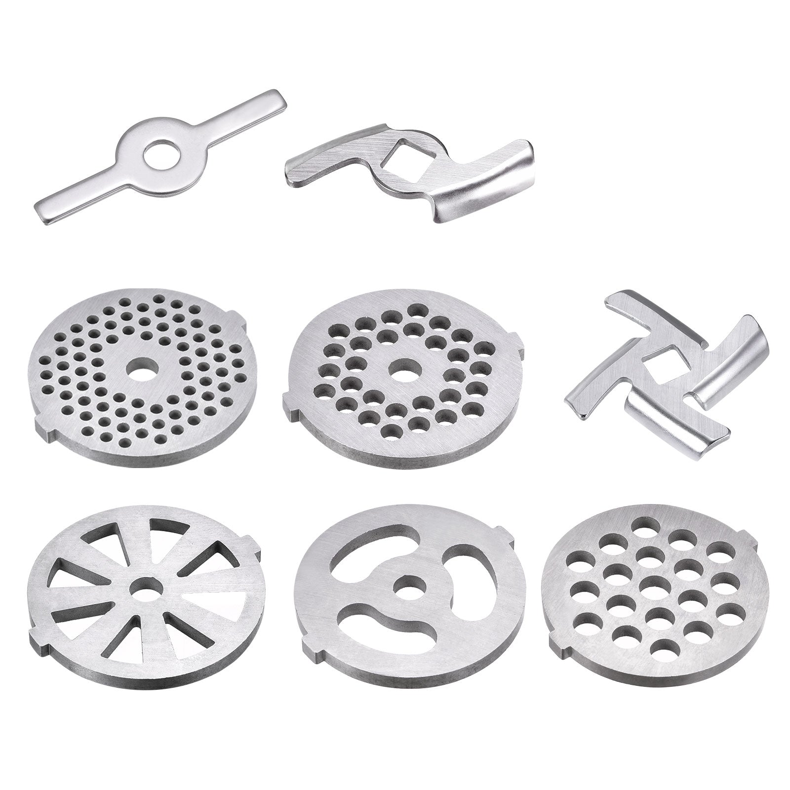 Meat Grinder Blade 47mm 49mm and Plate 3mm 5mm 7mm and Meat Grinder ...
