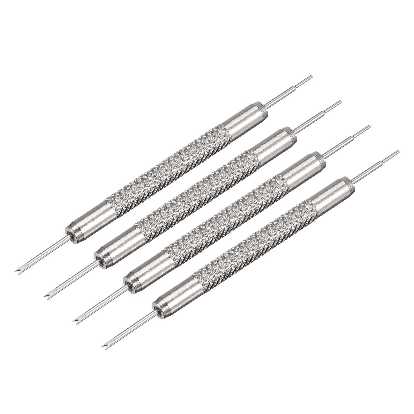 Uxcell Watch Spring Bar Tool 0.8mm Pin Dia Watch Spring Link Pin ...