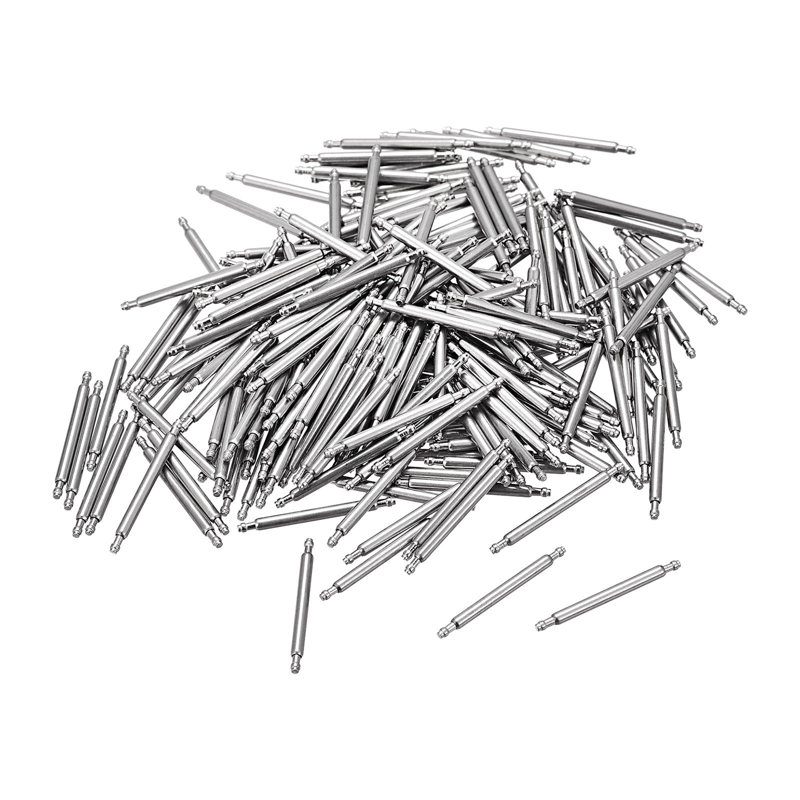 Uxcell 14mm Watch Band Pin 1.3mm Dia Steel Single Flanged End Spring ...