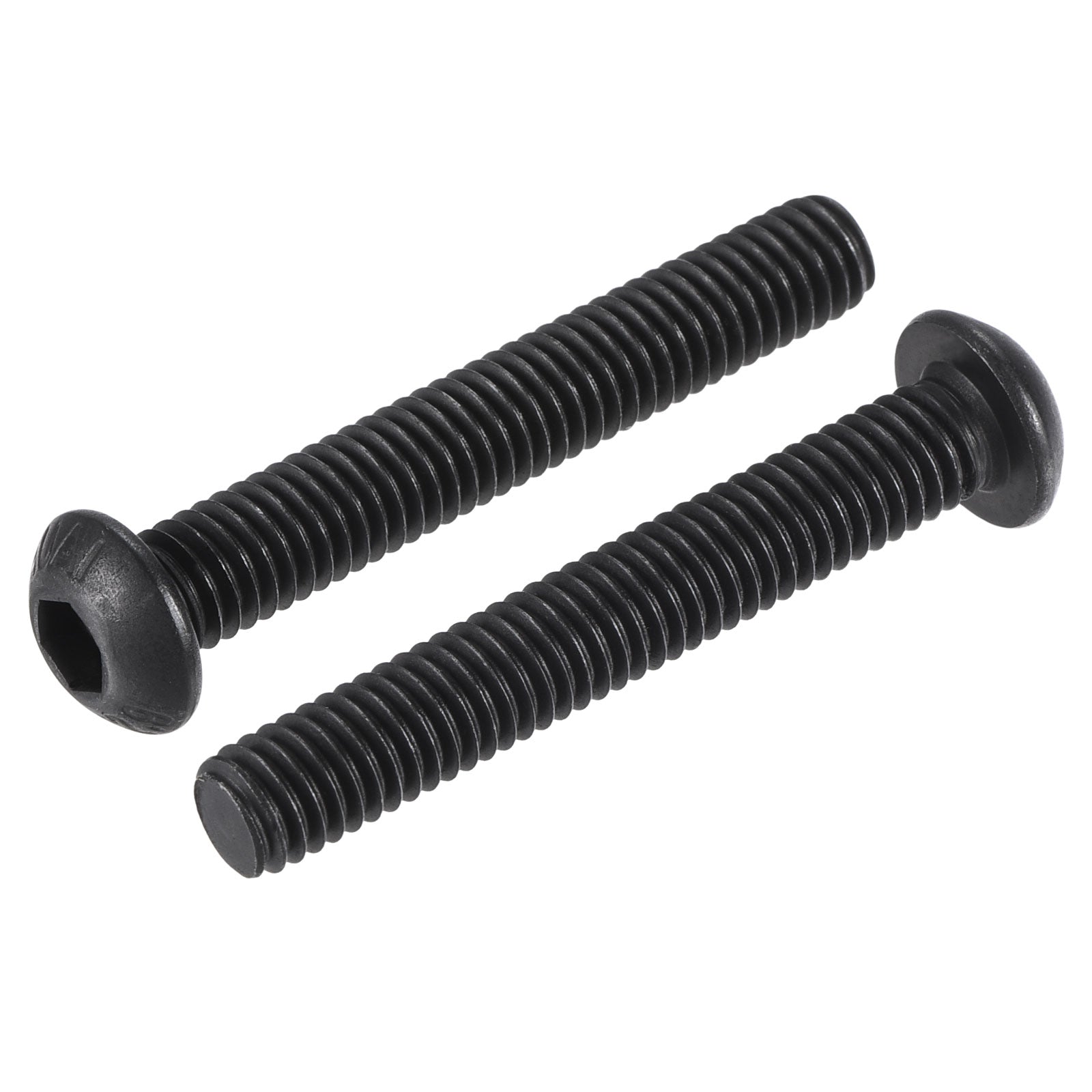 Uxcell M6x40mm Hex Socket Button Head Cap Bolts Screws Alloy Steel ...