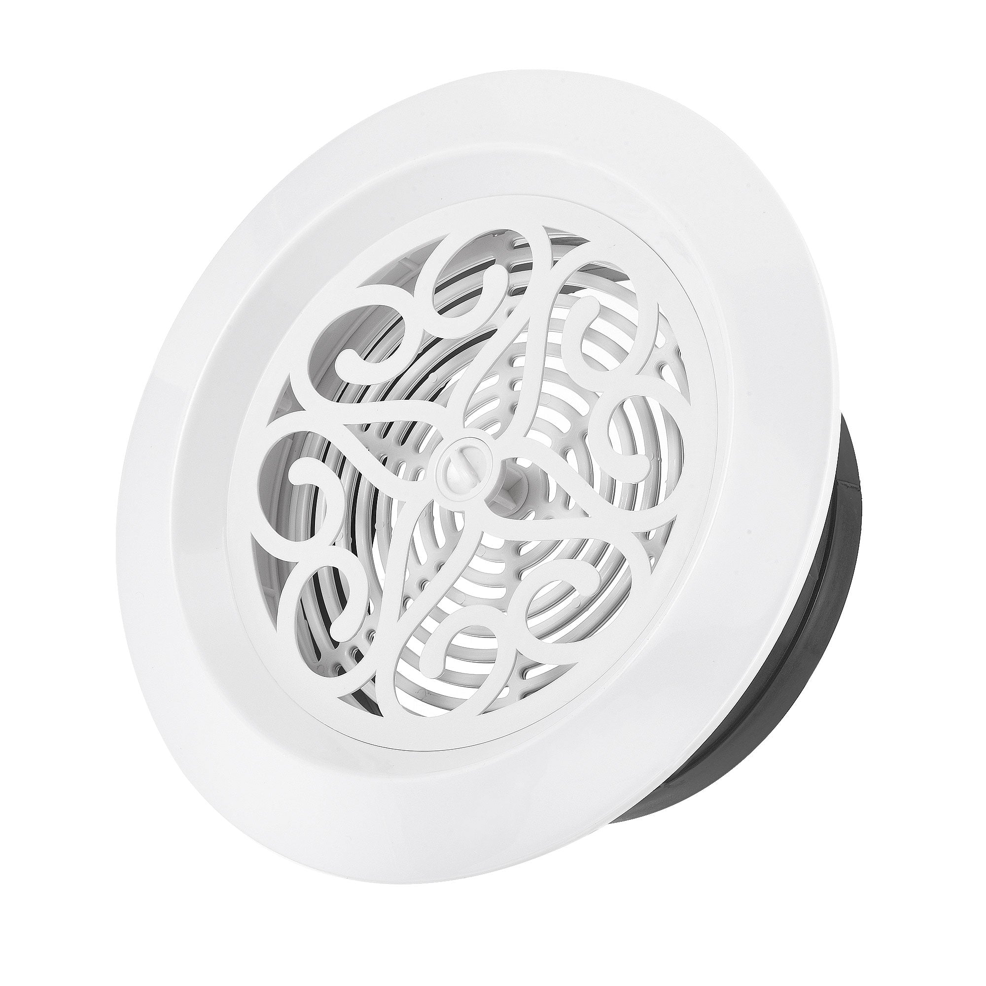 Round Air Vent Pattern Screen Grille Cover Louver for Bathroom Home ...