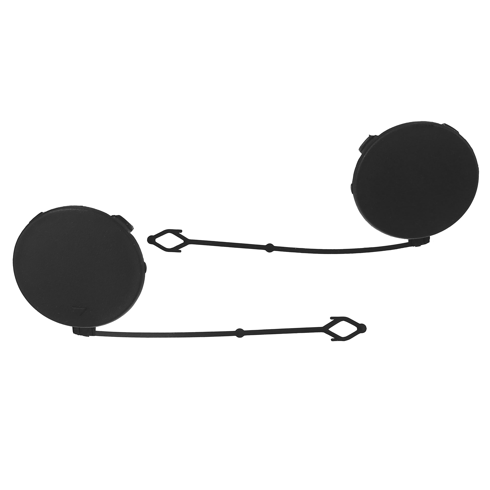 Pair Front Left Right Bumper Tow Hook Towing Eye Cover Cap Replacement ...