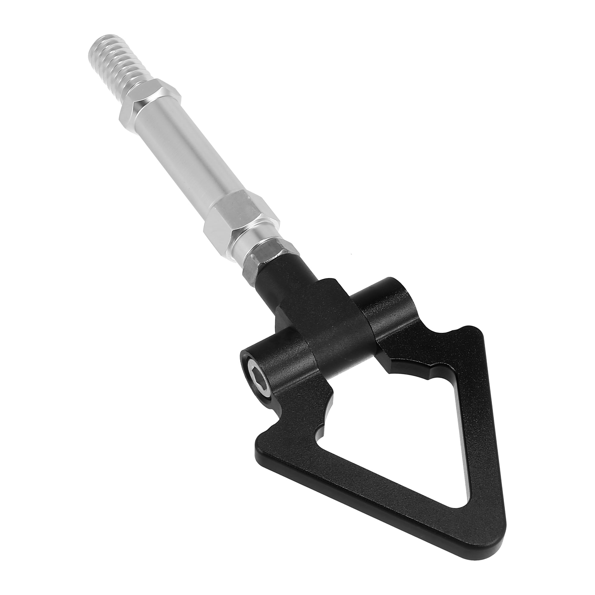 Black Aluminum Alloy Triangle Shape Front Rear Bumper Trailer Ring Eye ...